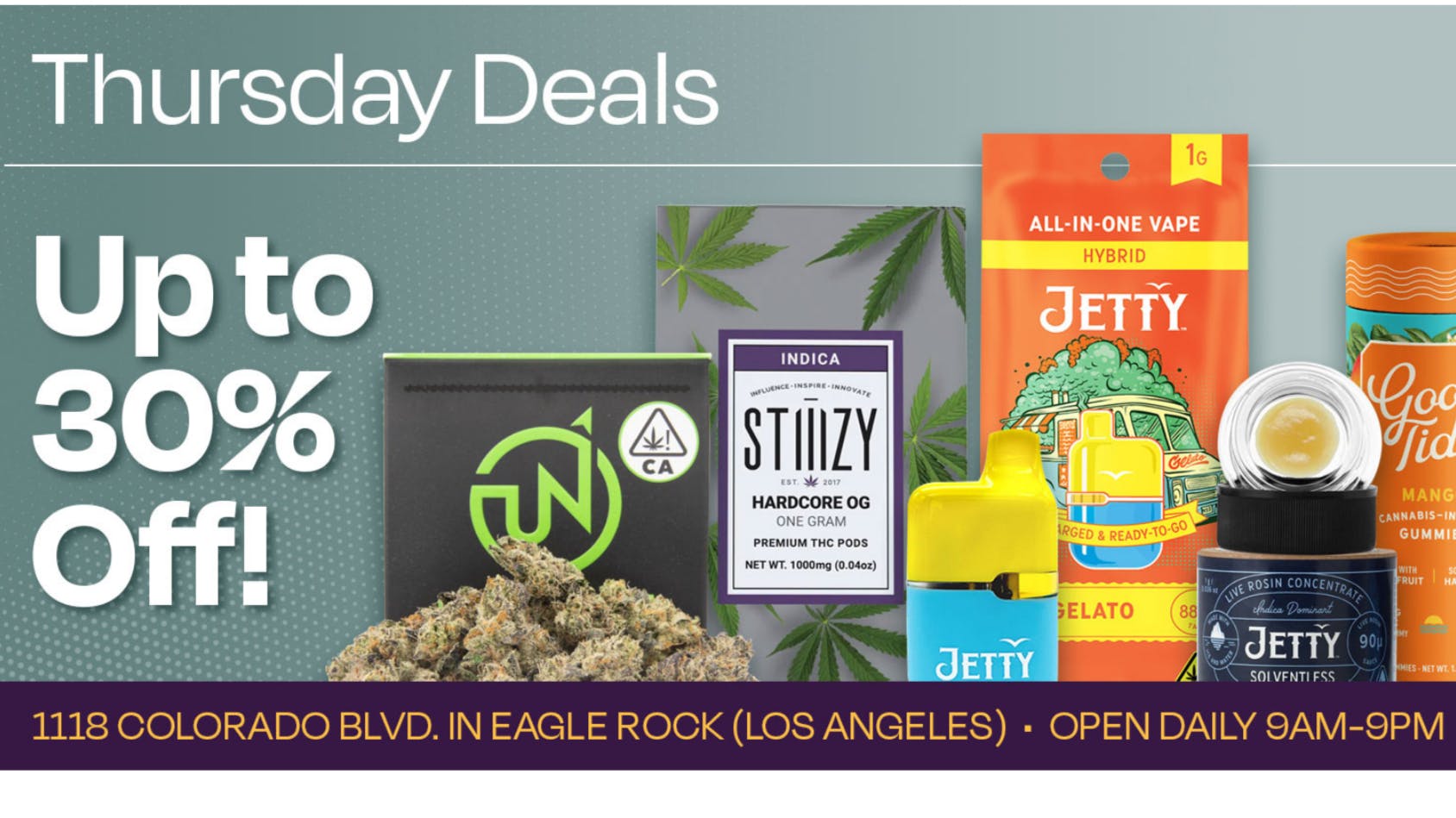 DAILY THURSDAY DEALS at Velvet Cannabis Dispensary Eagle Rock | Weedmaps