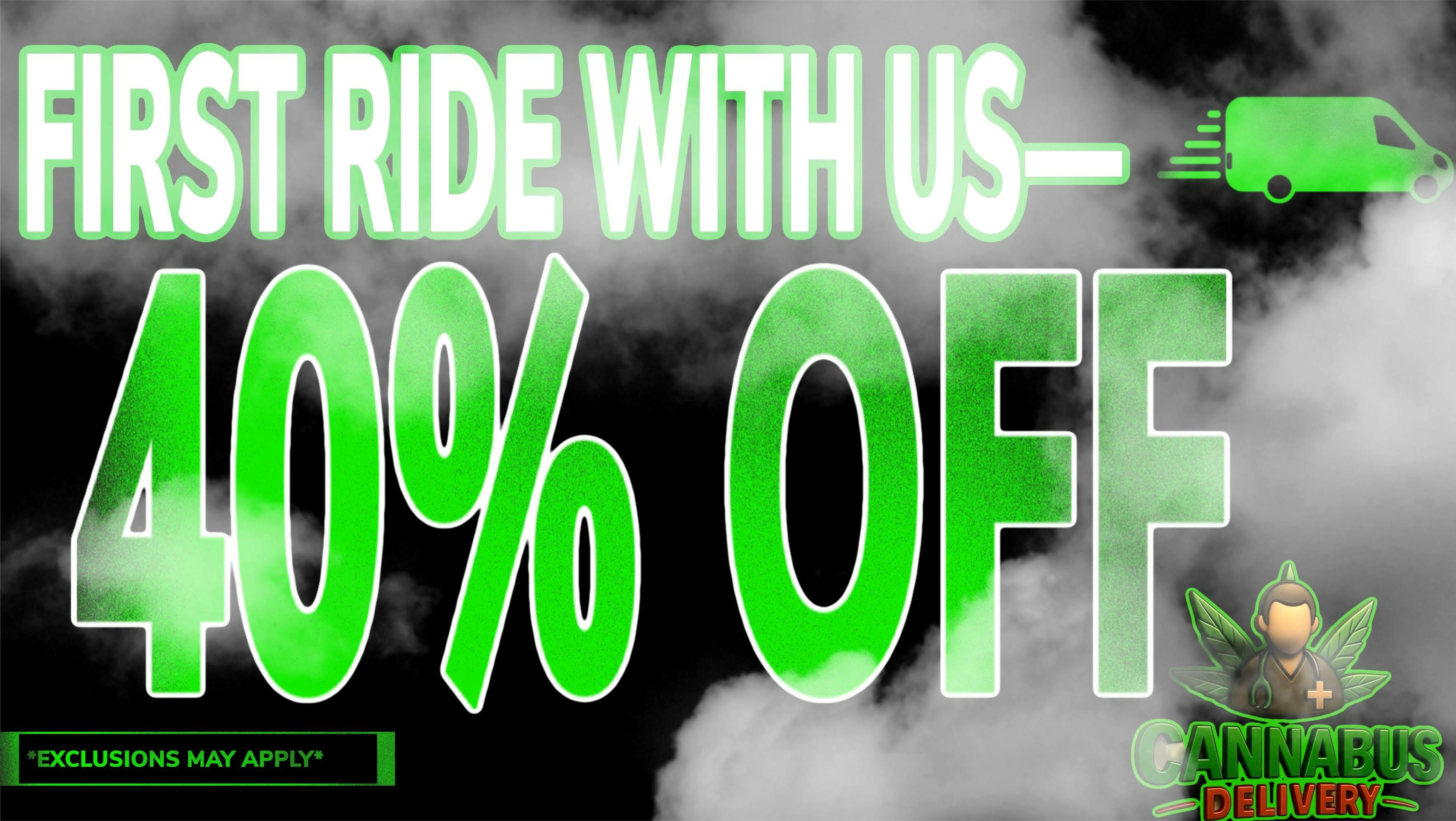 🔥40% FIRST TIME RIDERS + DAILY DEALS FOR ALL!!!🚐 at Cannabus - Del Mar ...
