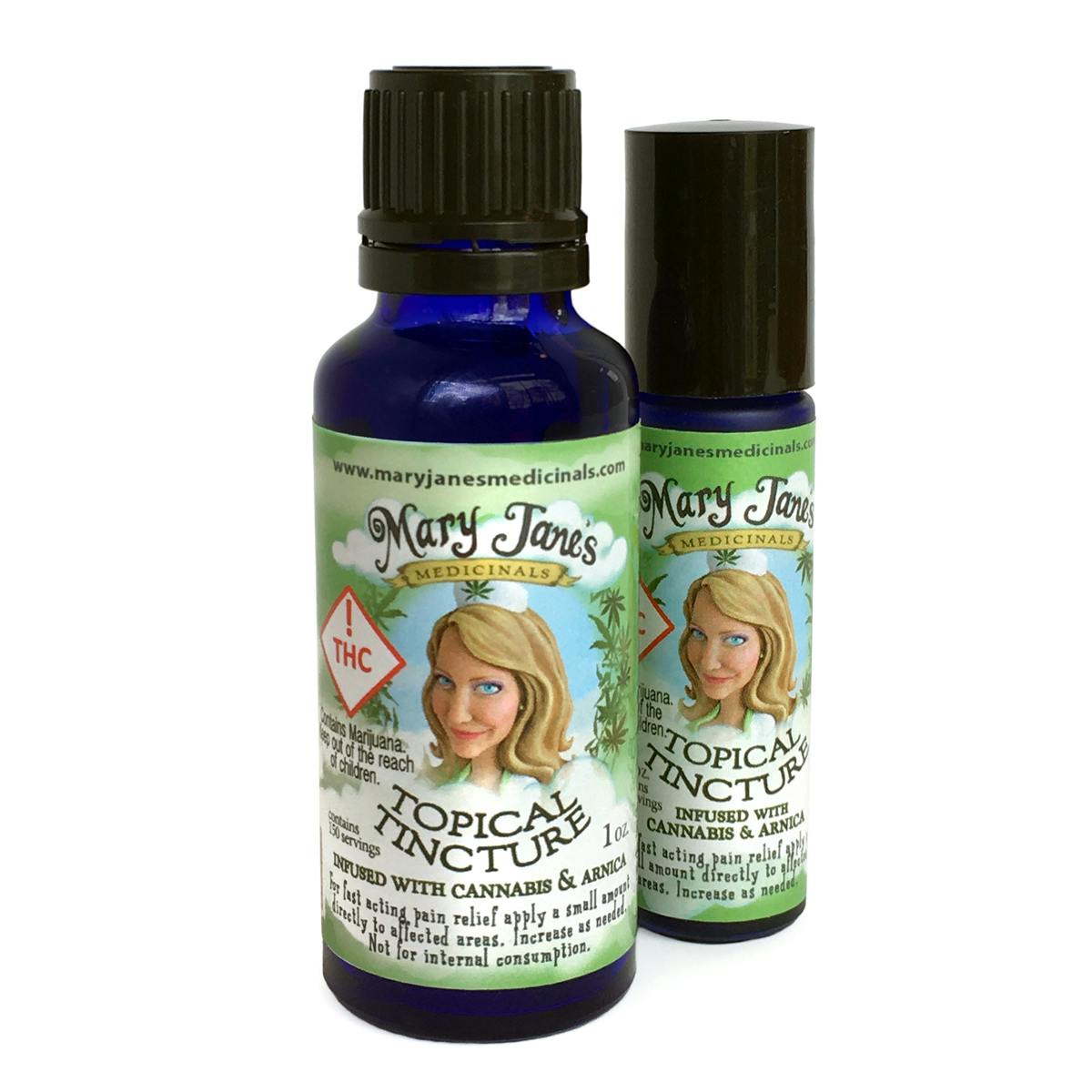 Topical Tincture, .35oz - Mary Jane's Medicinals