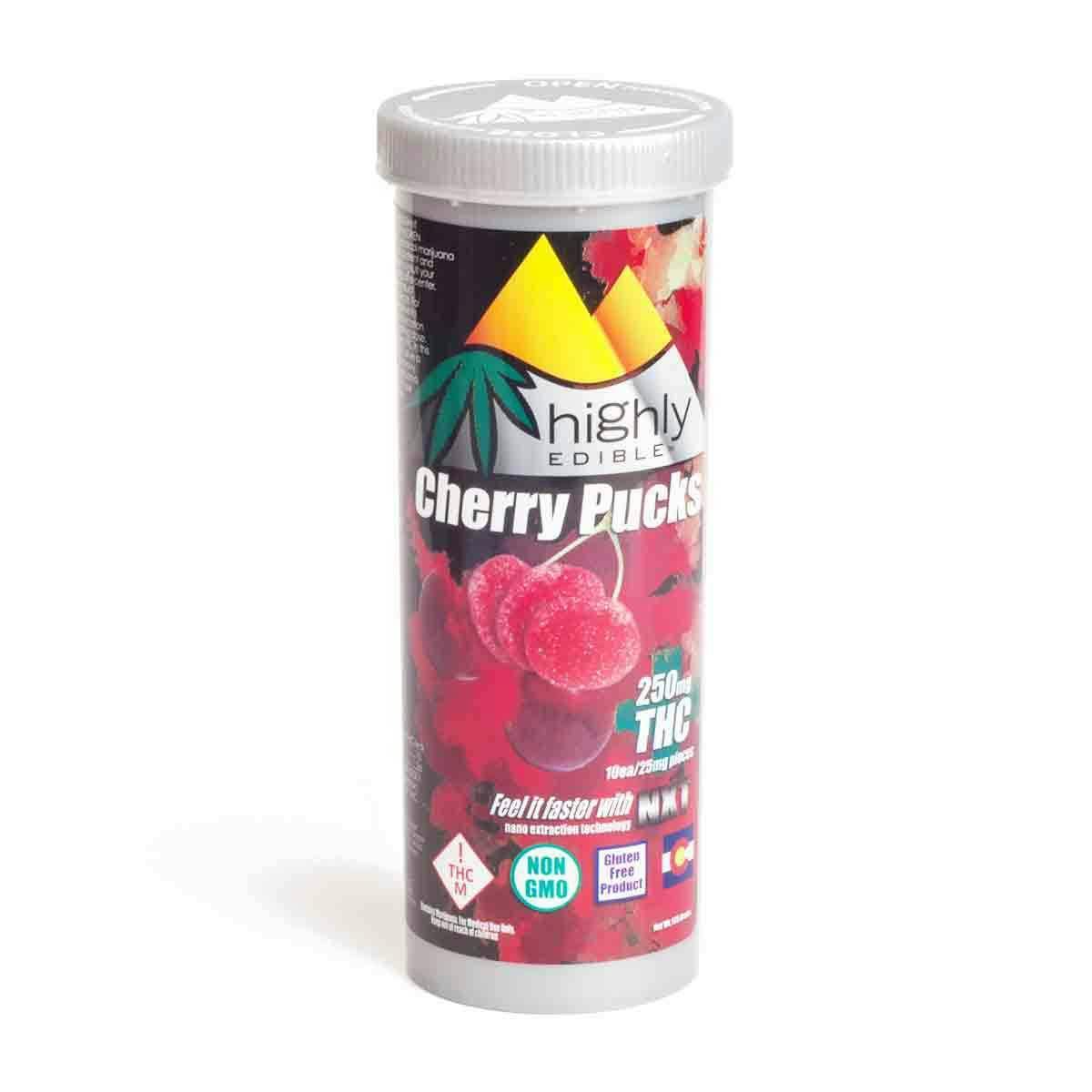 Cherry Puck 250mg MED - CO - Highly Edible