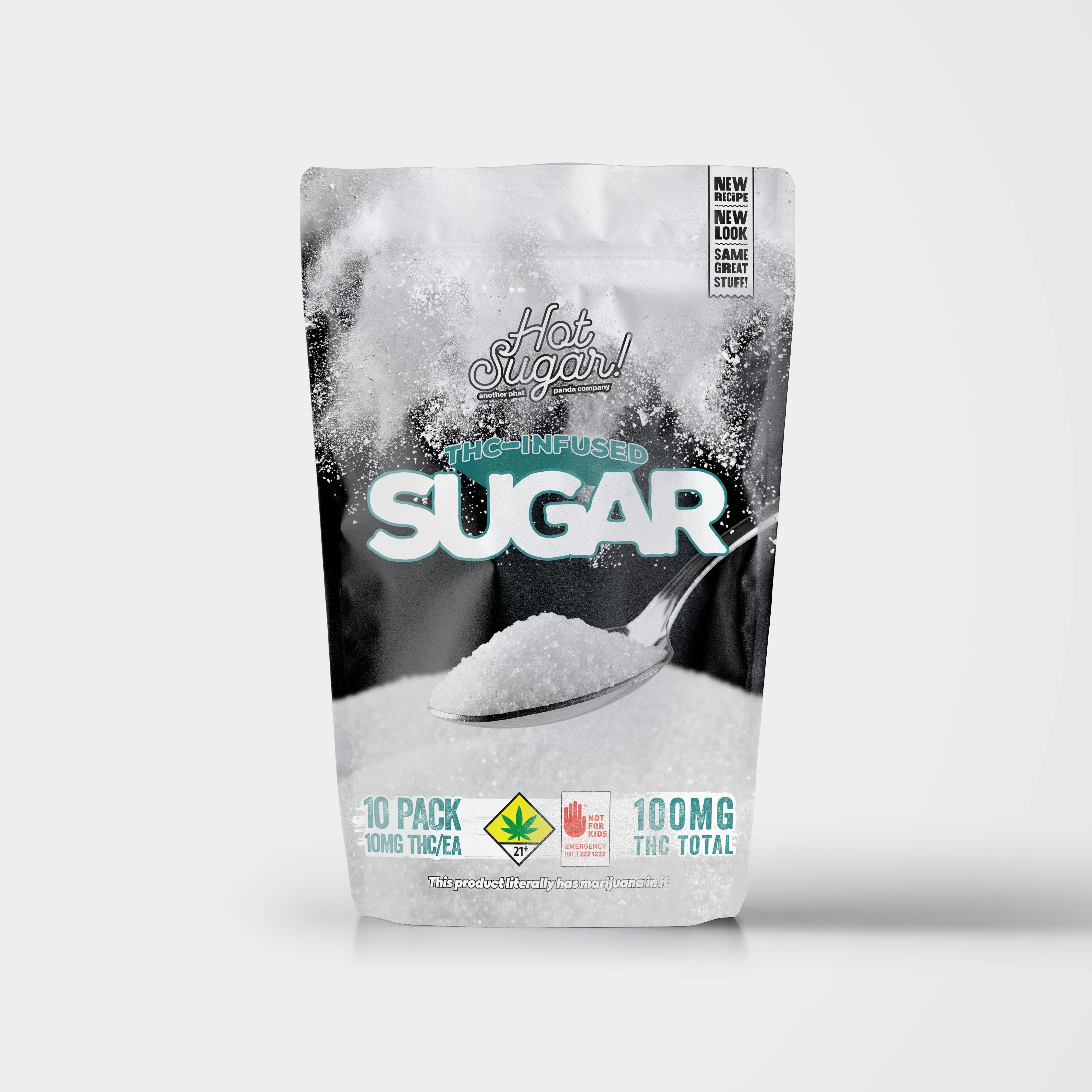 THC-Infused Sugar - Plain (100mg) - Hot Sugar!