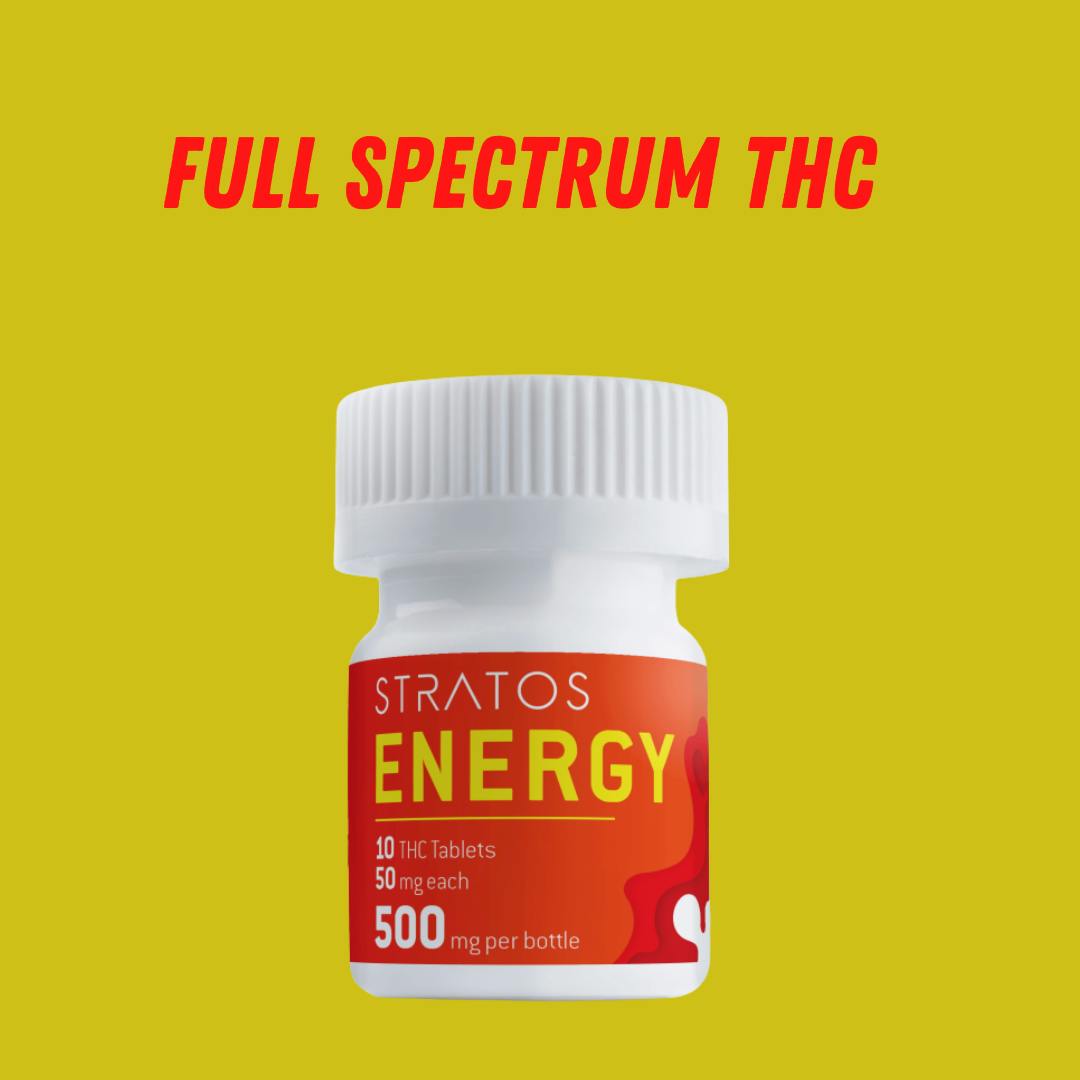 Energy Full-spectrum Sativa Capsules 500mg - Stratos
