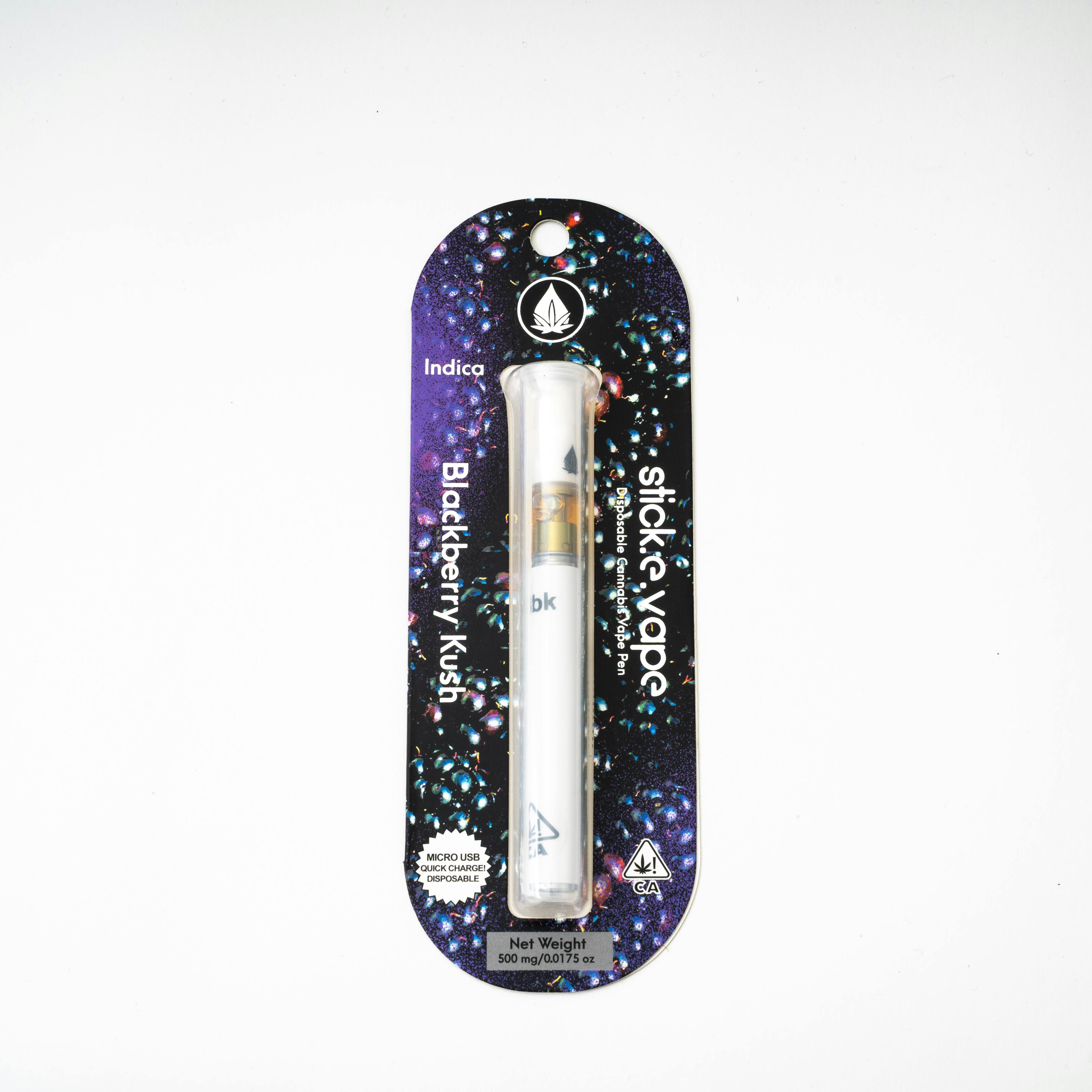 Blackberry Kush Disposable Pen - stick.e.vape