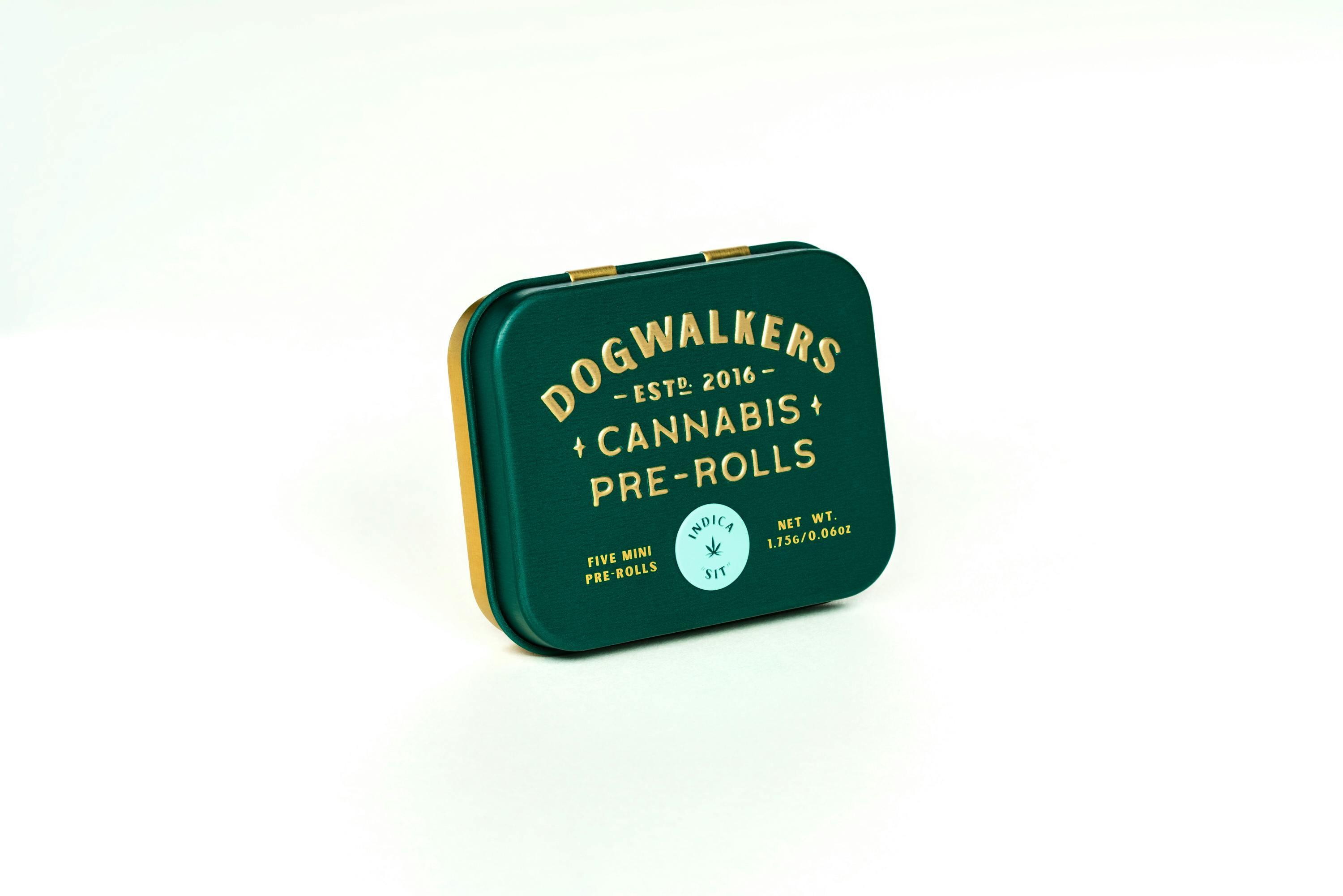 Dogwalkers Sit Mini Pre Rolls (5pk) | Brownie Scout - Dogwalkers