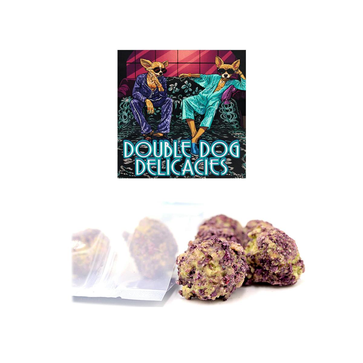 Double Dog Delicacies Chocolate Nugs - Grape 350mg | Weedmaps