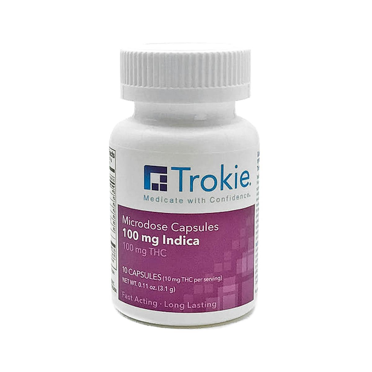 100mg Indica Trokie Capsules - Trokie