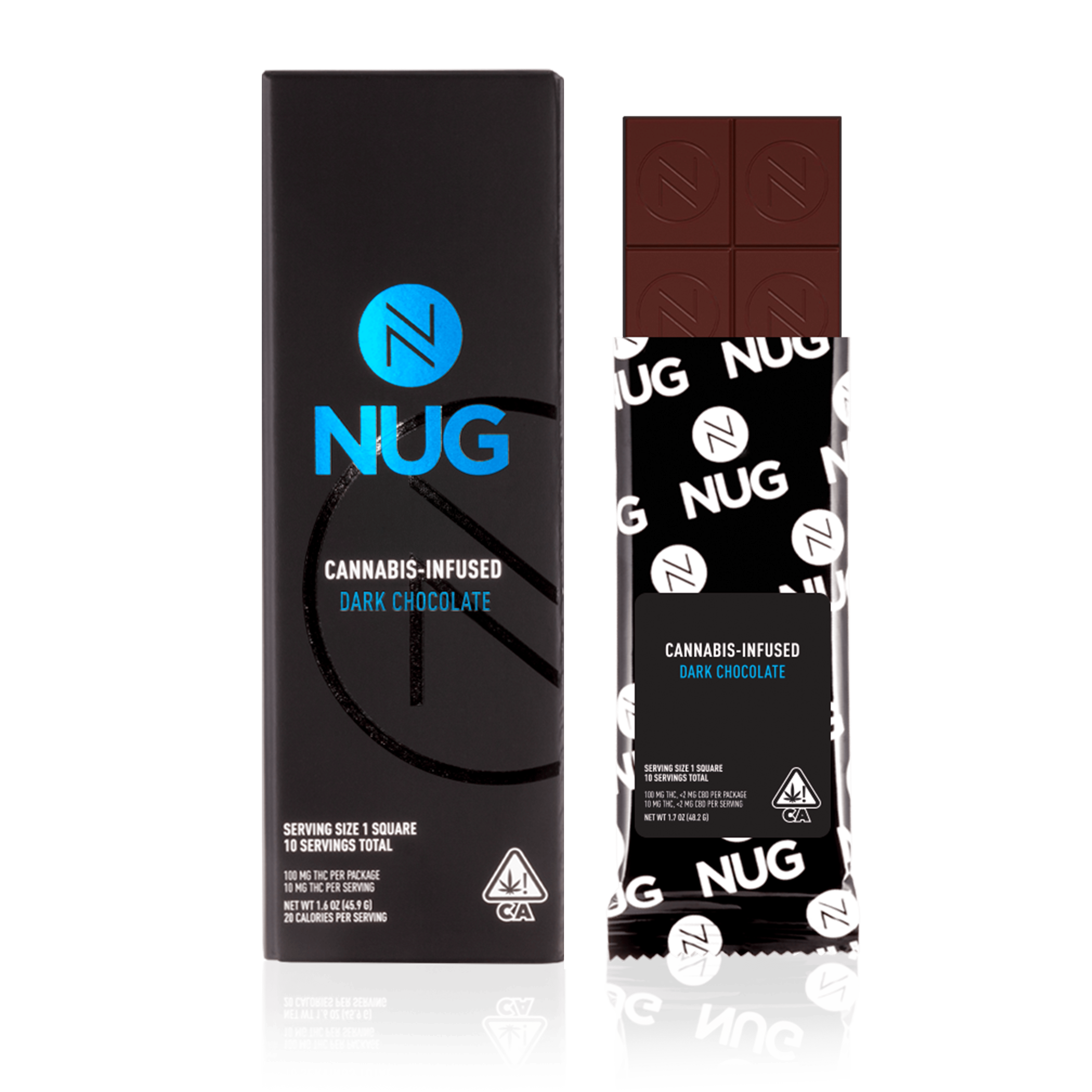 NUG Chocolate Bar - Dark Chocolate - NUG