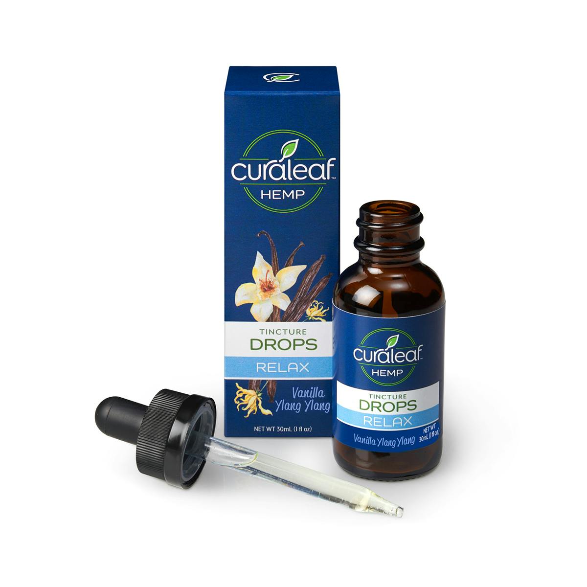 Curaleaf Hemp CBD Tincture - Vanilla Ylang Ylang - Curaleaf Hemp