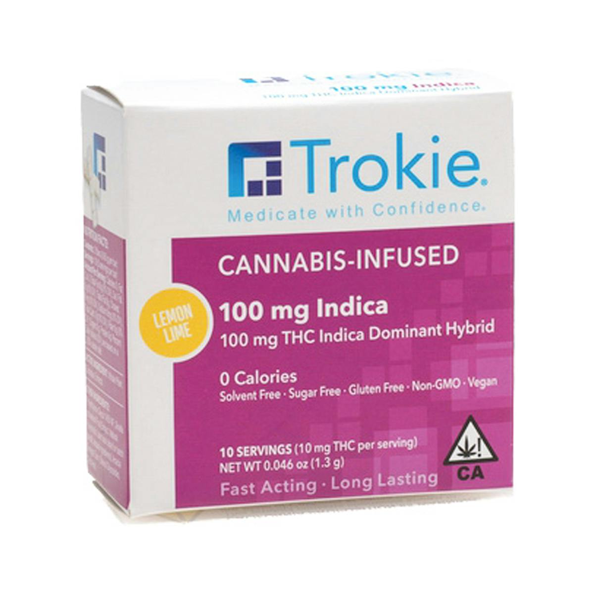 100mg Indica Trokie Lozenge - CA - Trokie