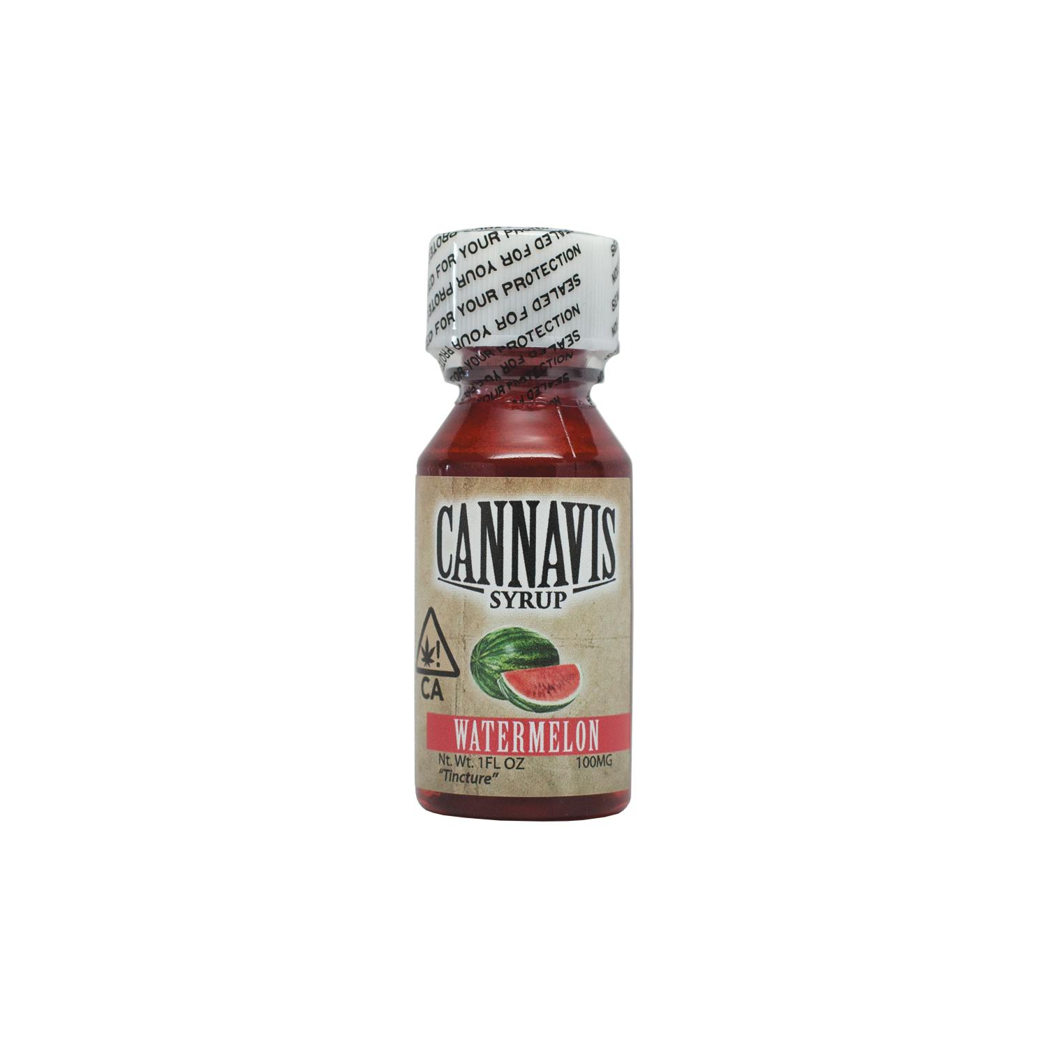 100mg Watermelon THC Syrup Tincture - Cannavis