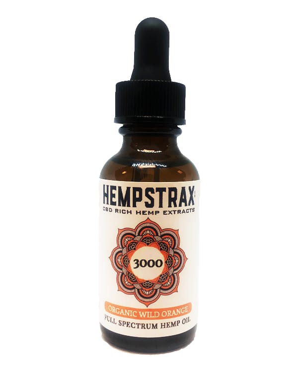 3000mg Full Spectrum Tincture-7 flavors available - Hempstrax