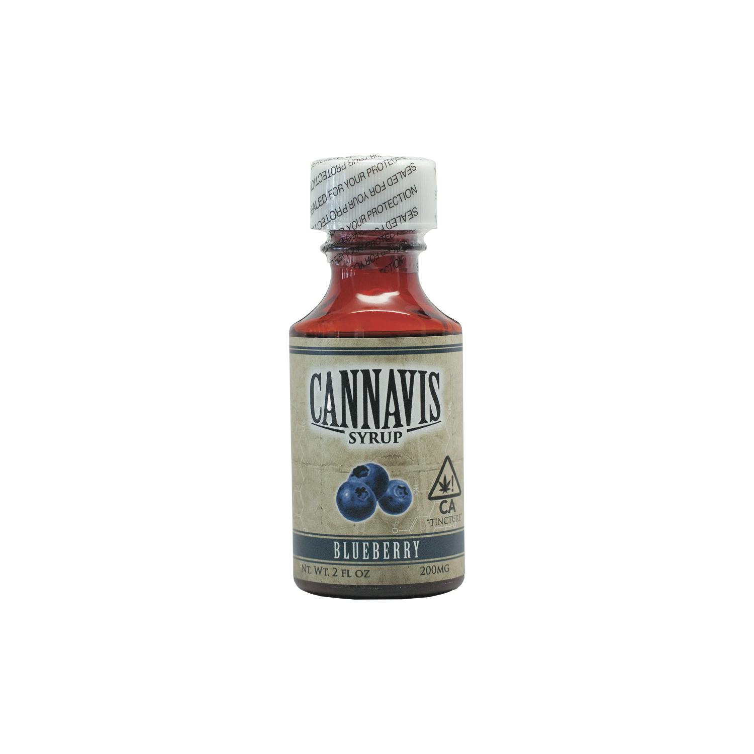 200mg Blueberry THC Syrup Tincture - Cannavis