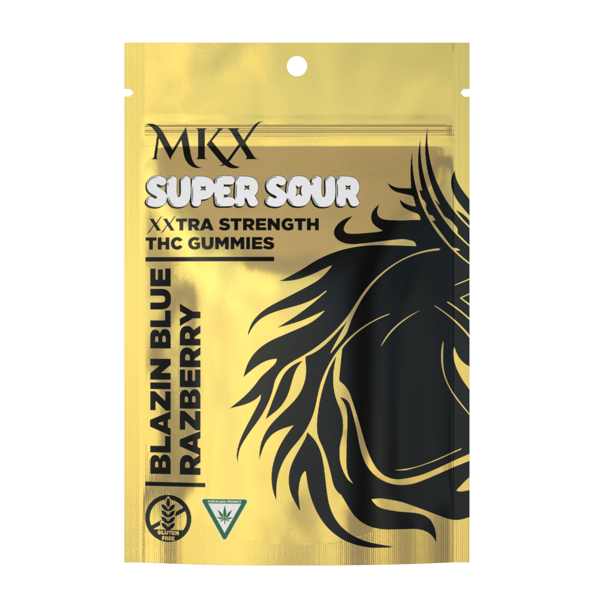 MKX XXTRA STRENGTH | Blazin Blue Razberry | Gummies | 200mg - MKX Oil Co