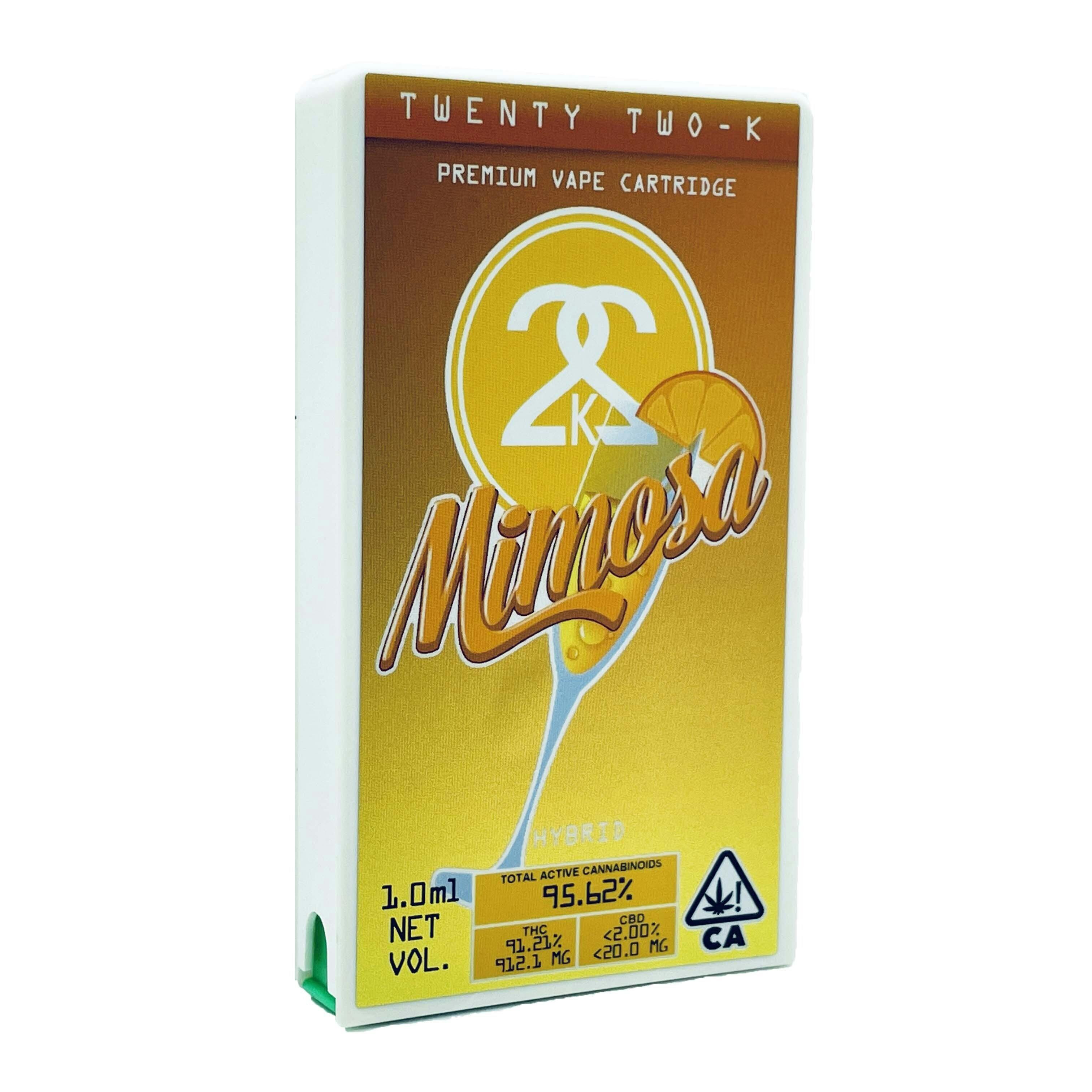 22K - Mimosa - Cartridge - 1.0ml - The Vault - Northridge Delivery ...