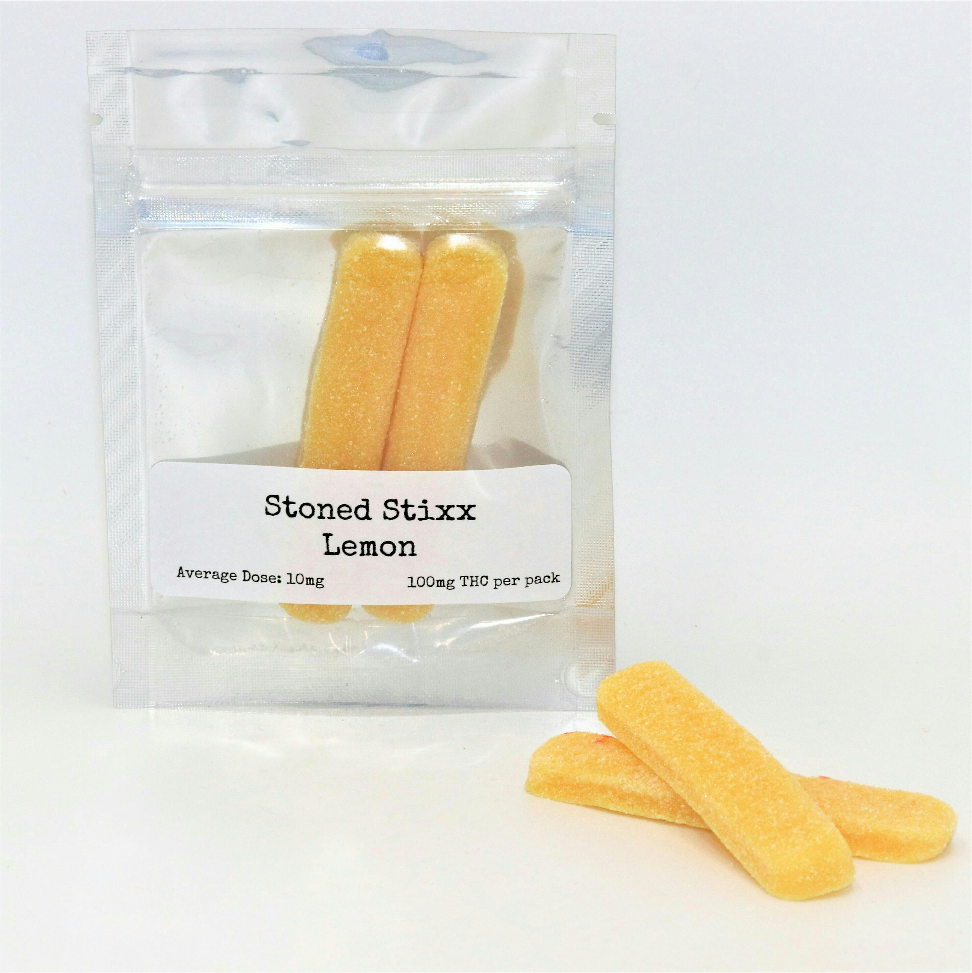 Stoned stixx- Lemon 100mg - Double Dog Delicacies