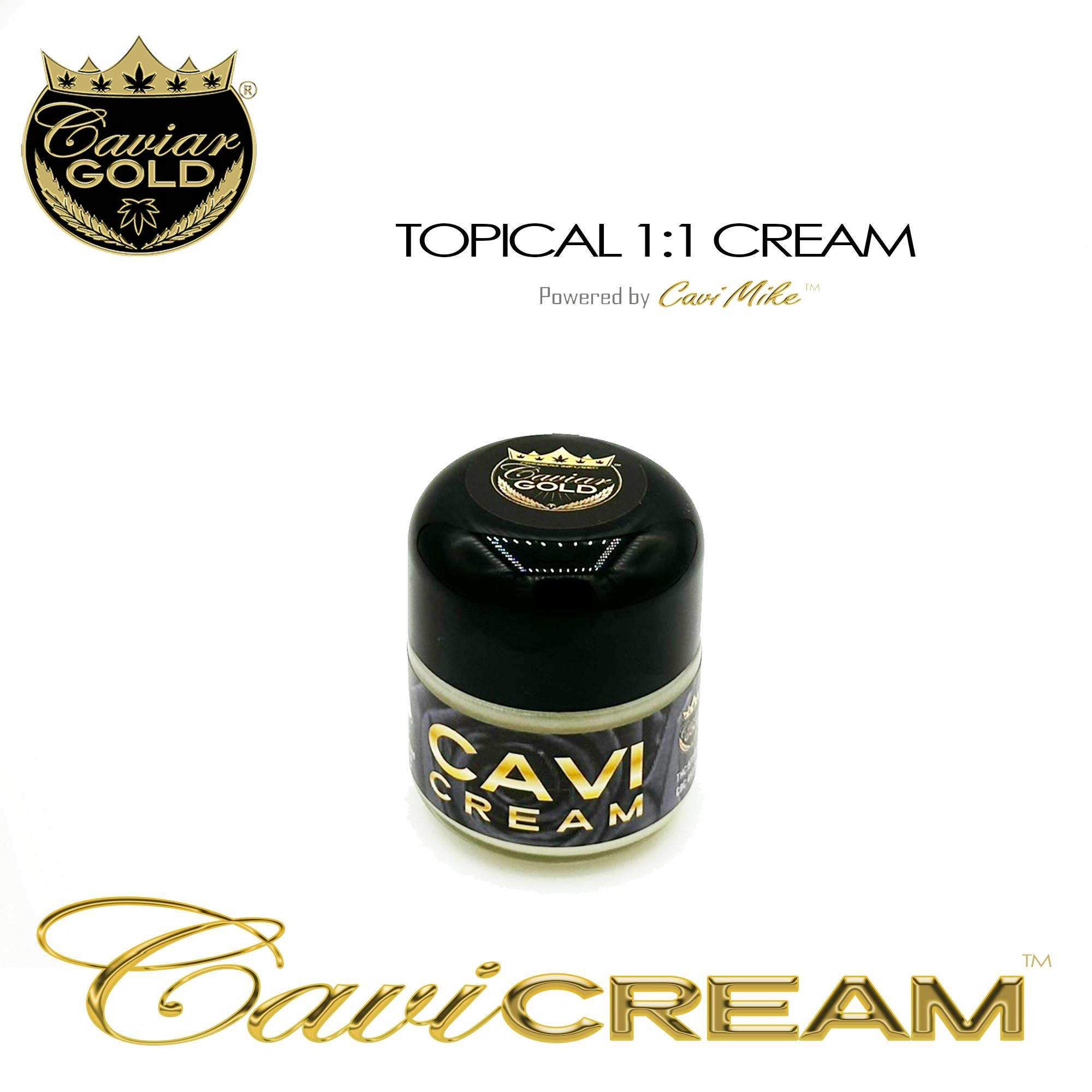 Caviar Gold l Cavi Cream l 1:1 l CBD:THC l 1000mg:1000mg - Caviar Gold
