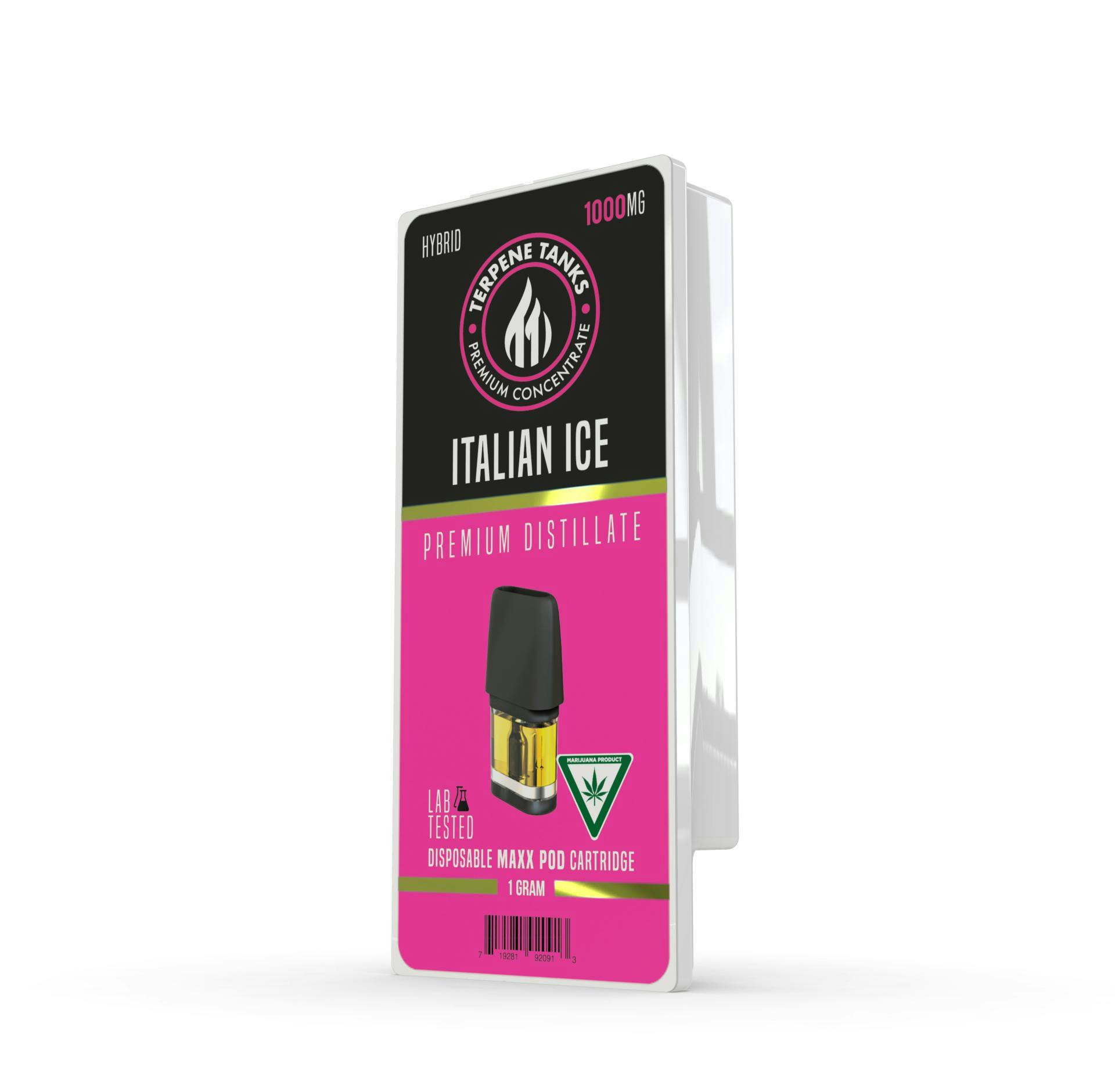 Terpene Tanks Italian Ice MAXX Pod 1g - Terpene Tanks