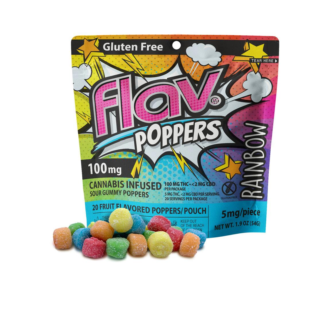 Candy - Other - 100mg - Distillate - Rainbow Popper - Flav