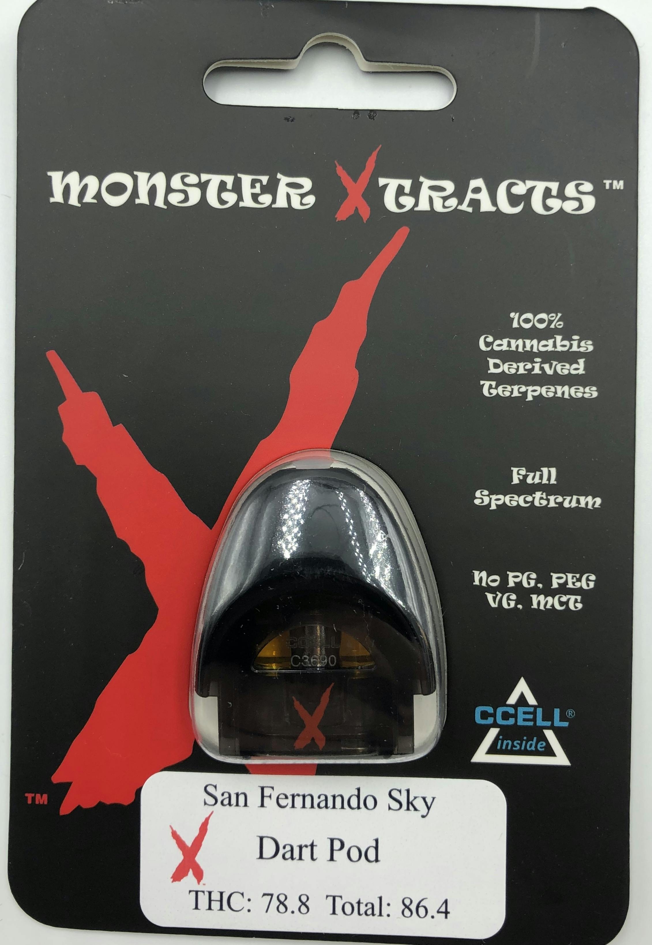 San Fernando Sky .5g Dart Pod - Monster Xtracts