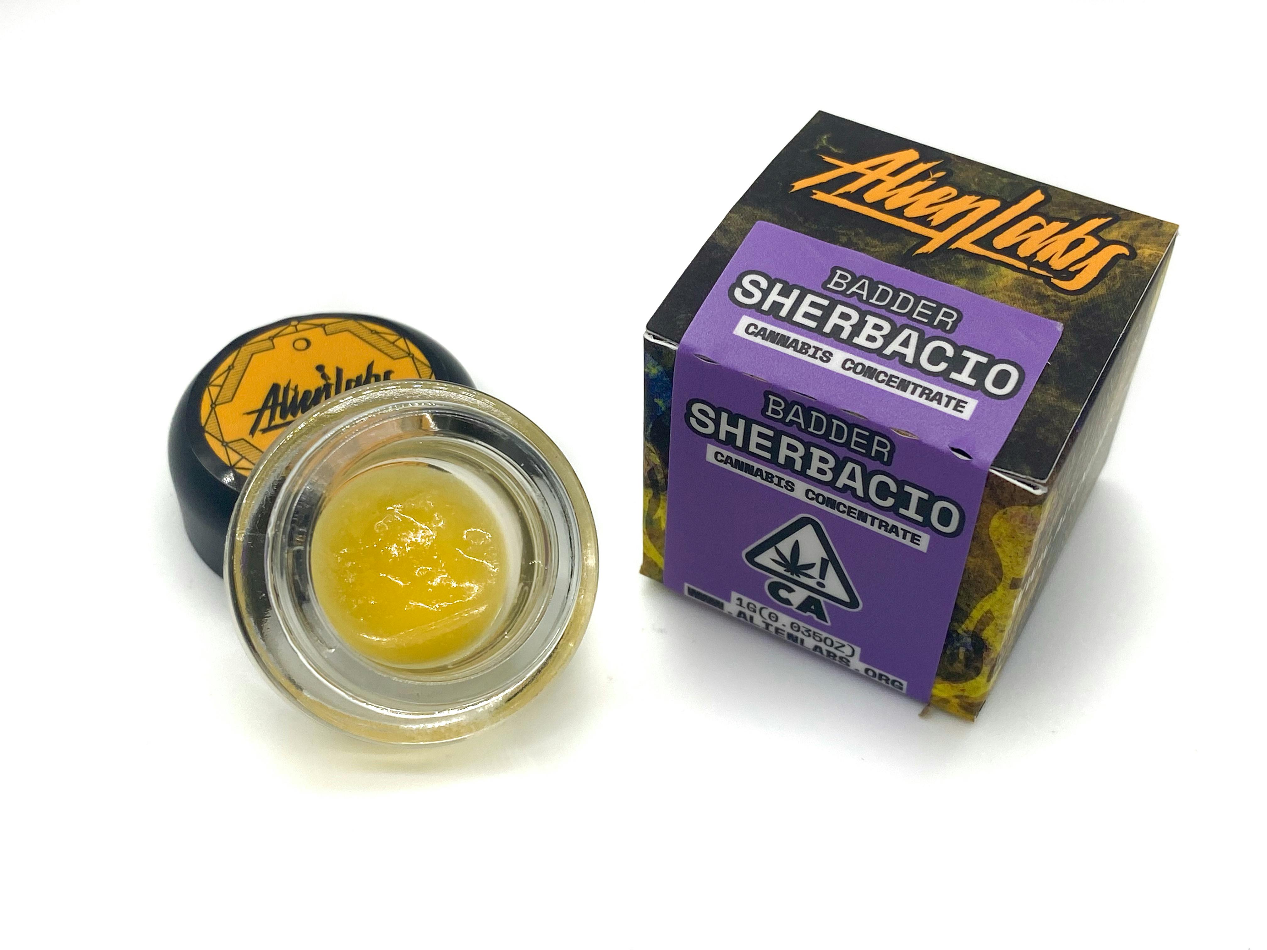 Sherbacio - Live Resin Badder - 1 Gram - Alien Labs
