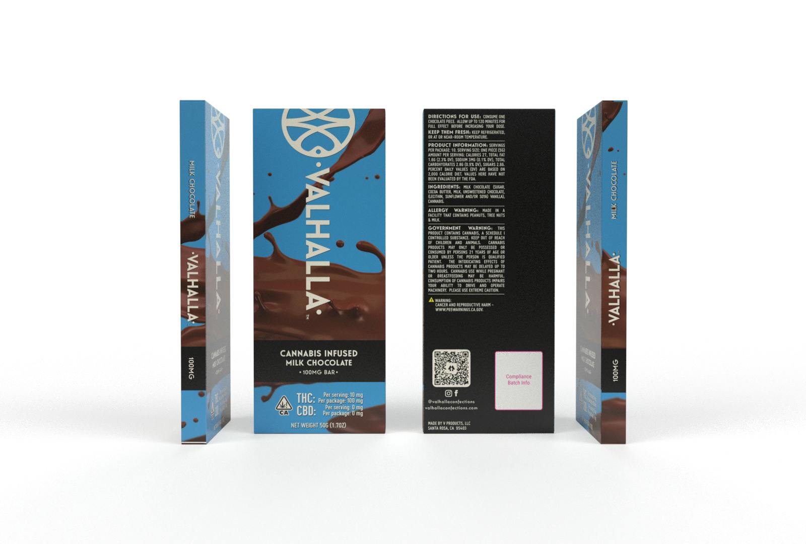 Milk Chocolate Bar - Valhalla Confections