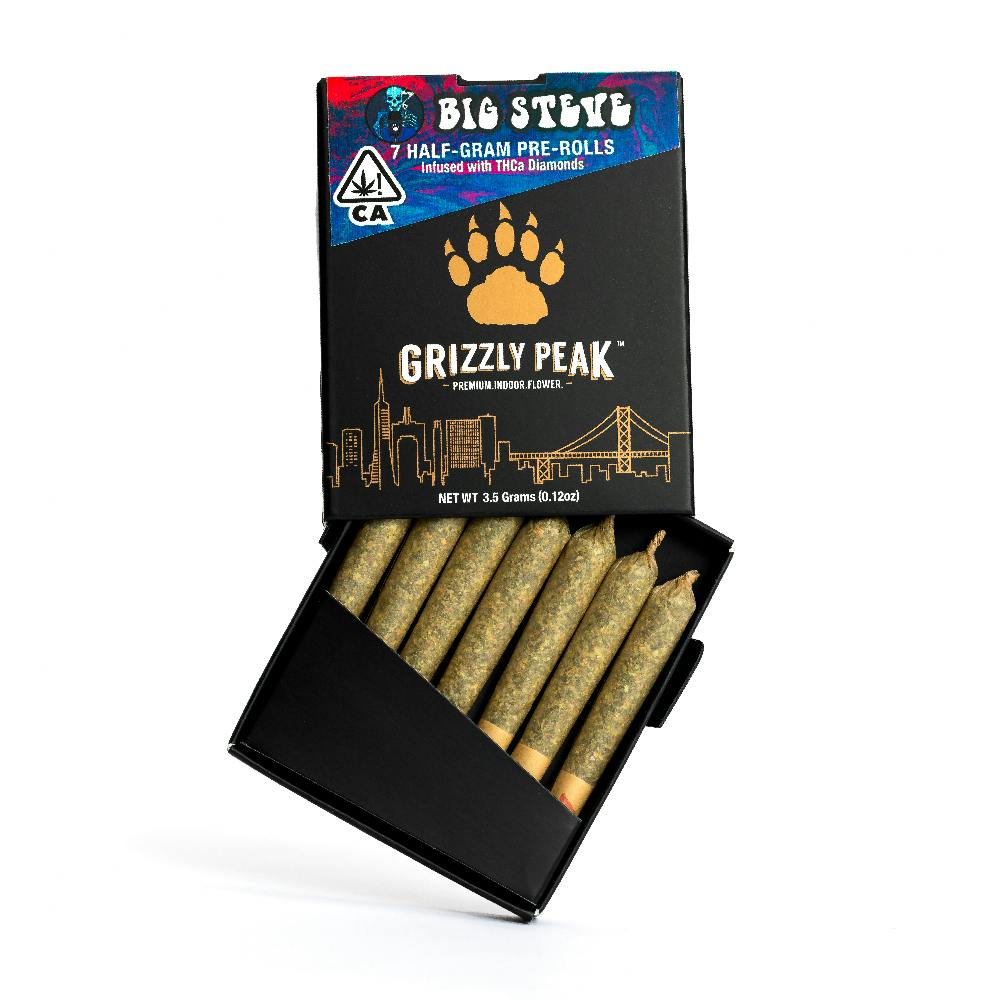 Infused Pre-Roll Multipack: Big Steve's OG - Grizzly Peak™