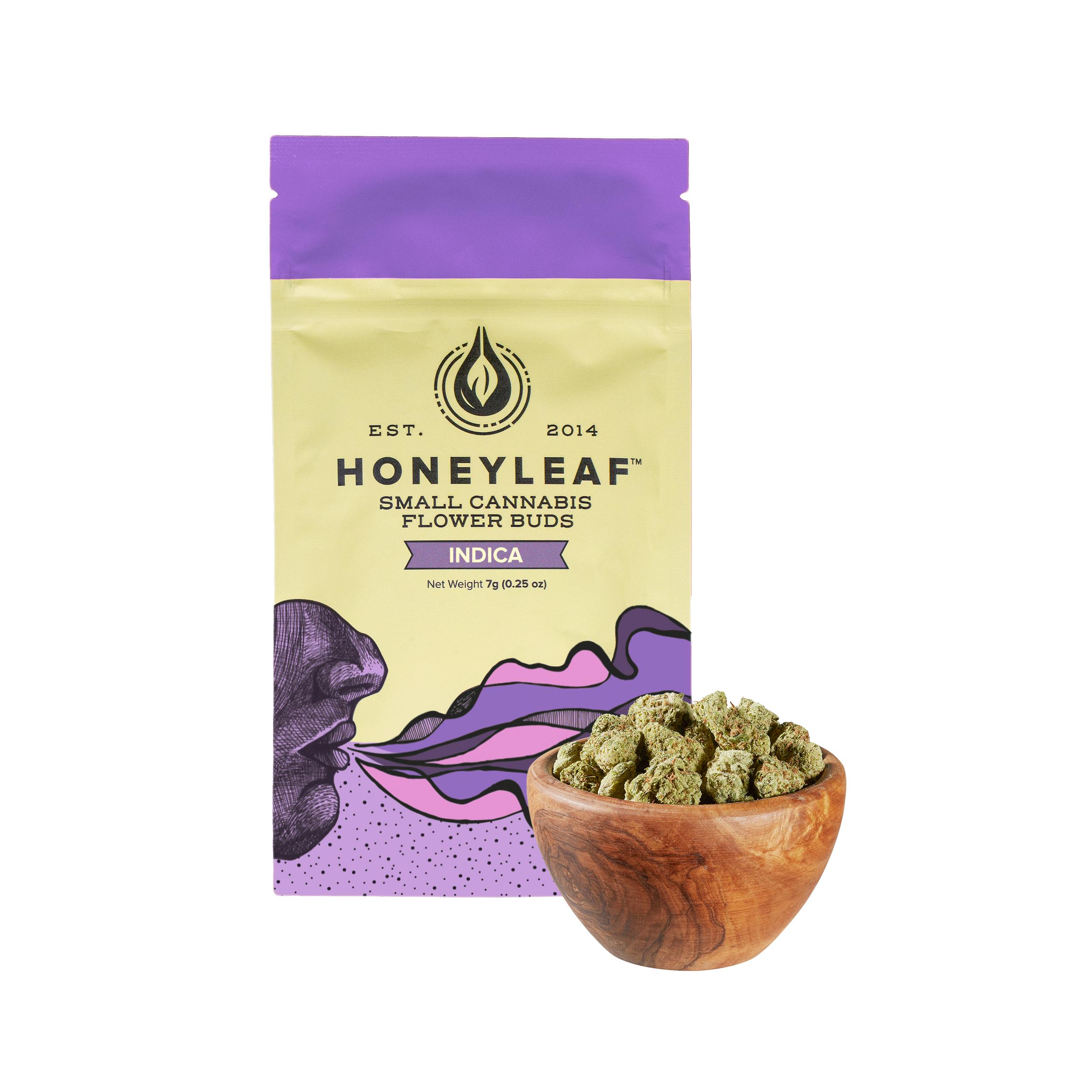 INDICA - Small Cannabis Flower Buds (7G) - Honeyleaf