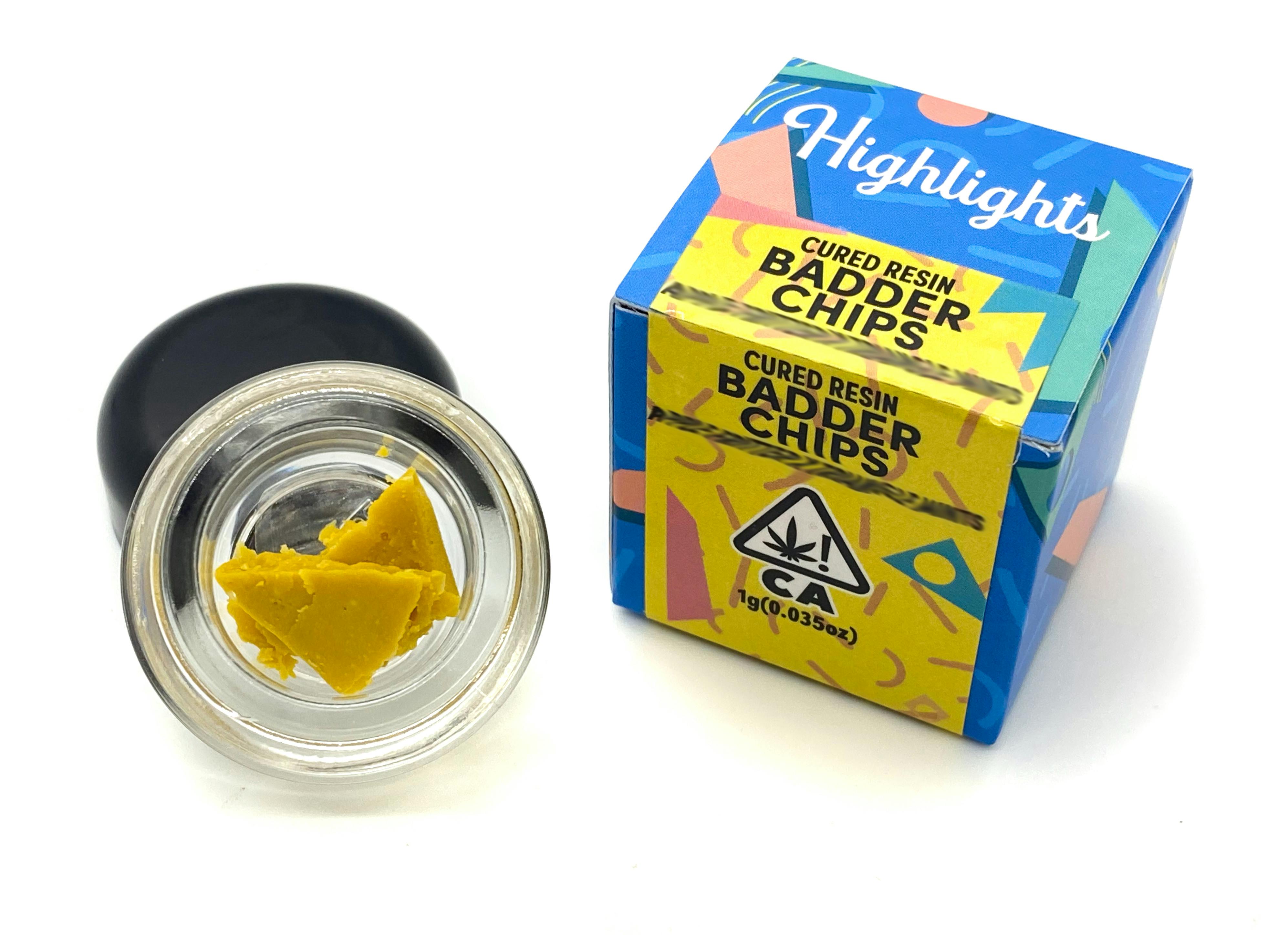 Cured Badder Chips - Highlights - Atomic Apple - Alien Labs