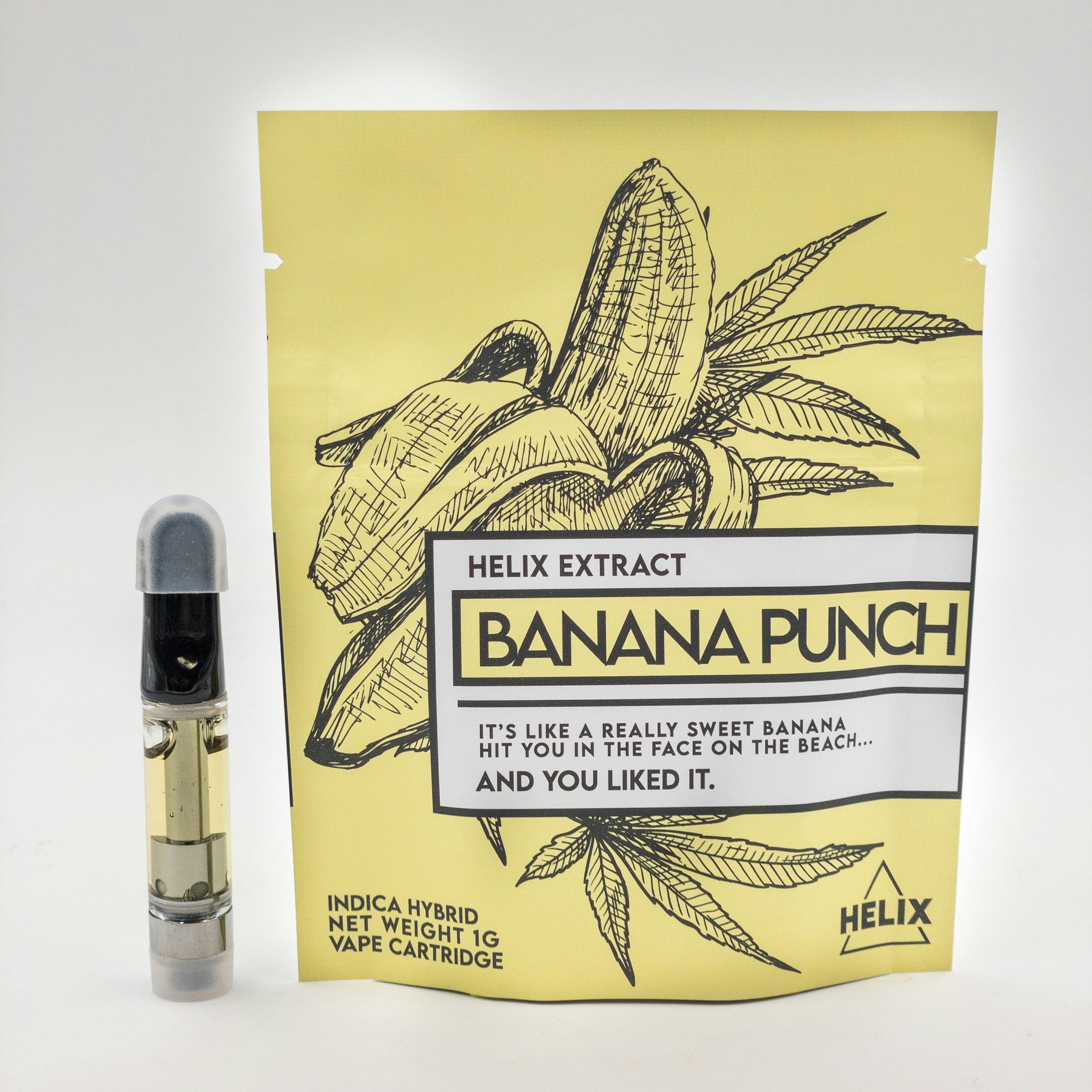Banana Punch - 1g Vape Cartridge - Helix Extract