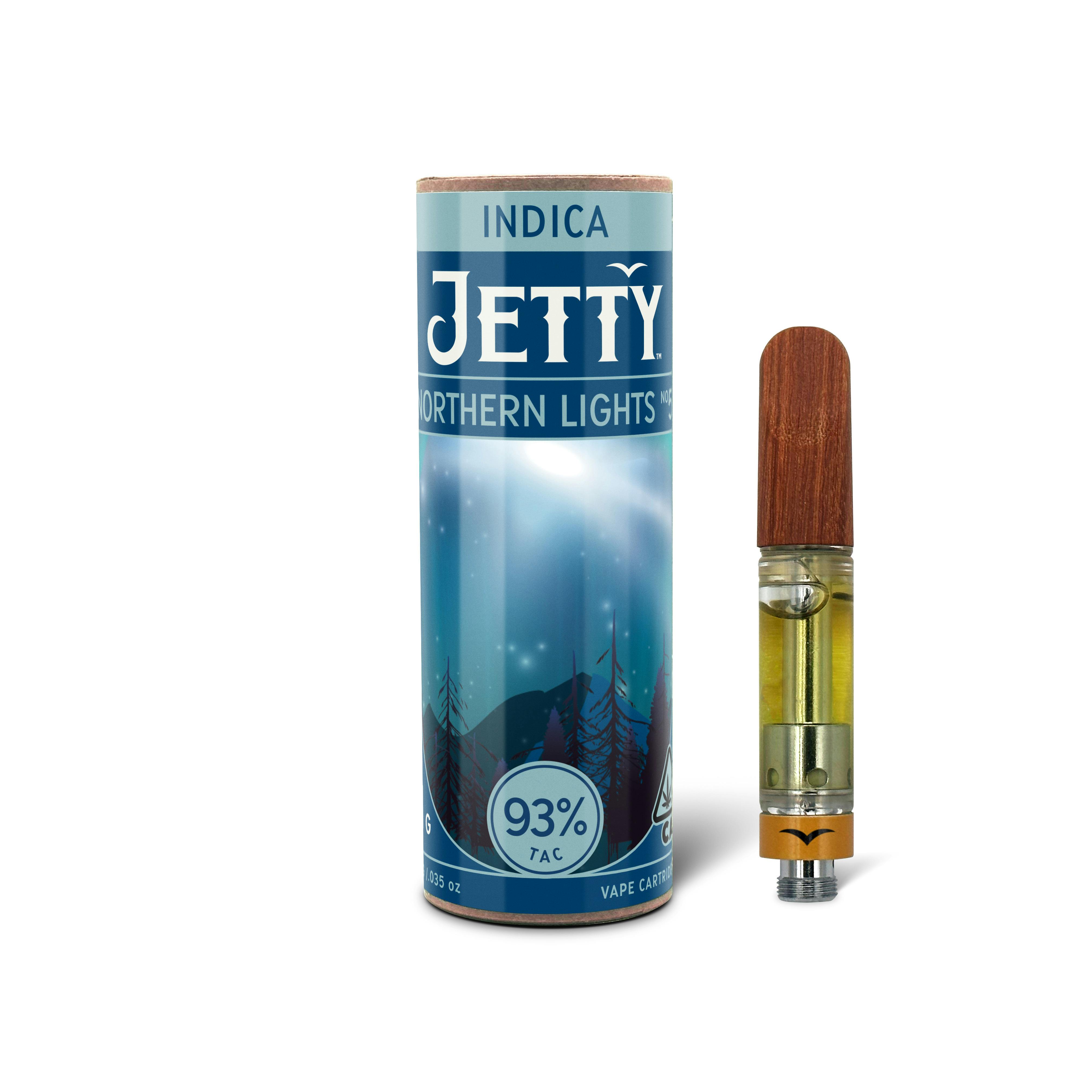 Northern Lights #5 HIGH THC Cartridge .5g - Jetty Extracts