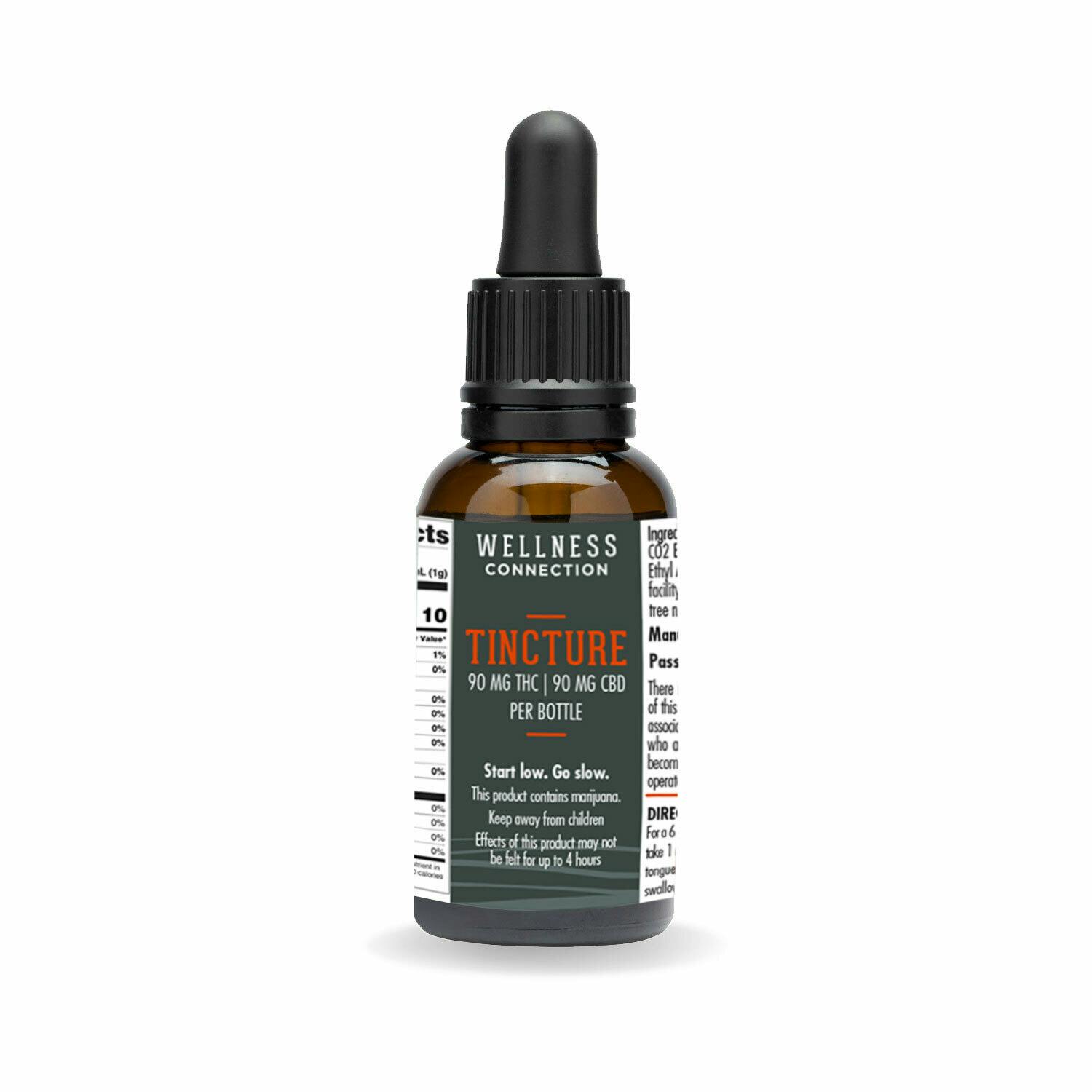 1:1 CBD:THC Tincture - Wellness Connection