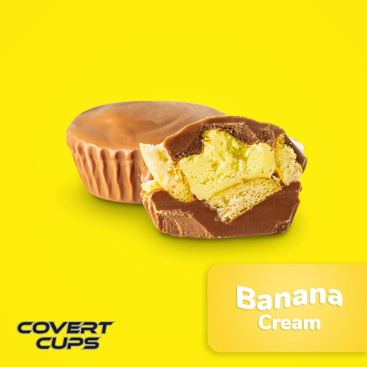 Banana Cream - 100MG Chocolate Cups - Covert Cups - MED - Covert Cups
