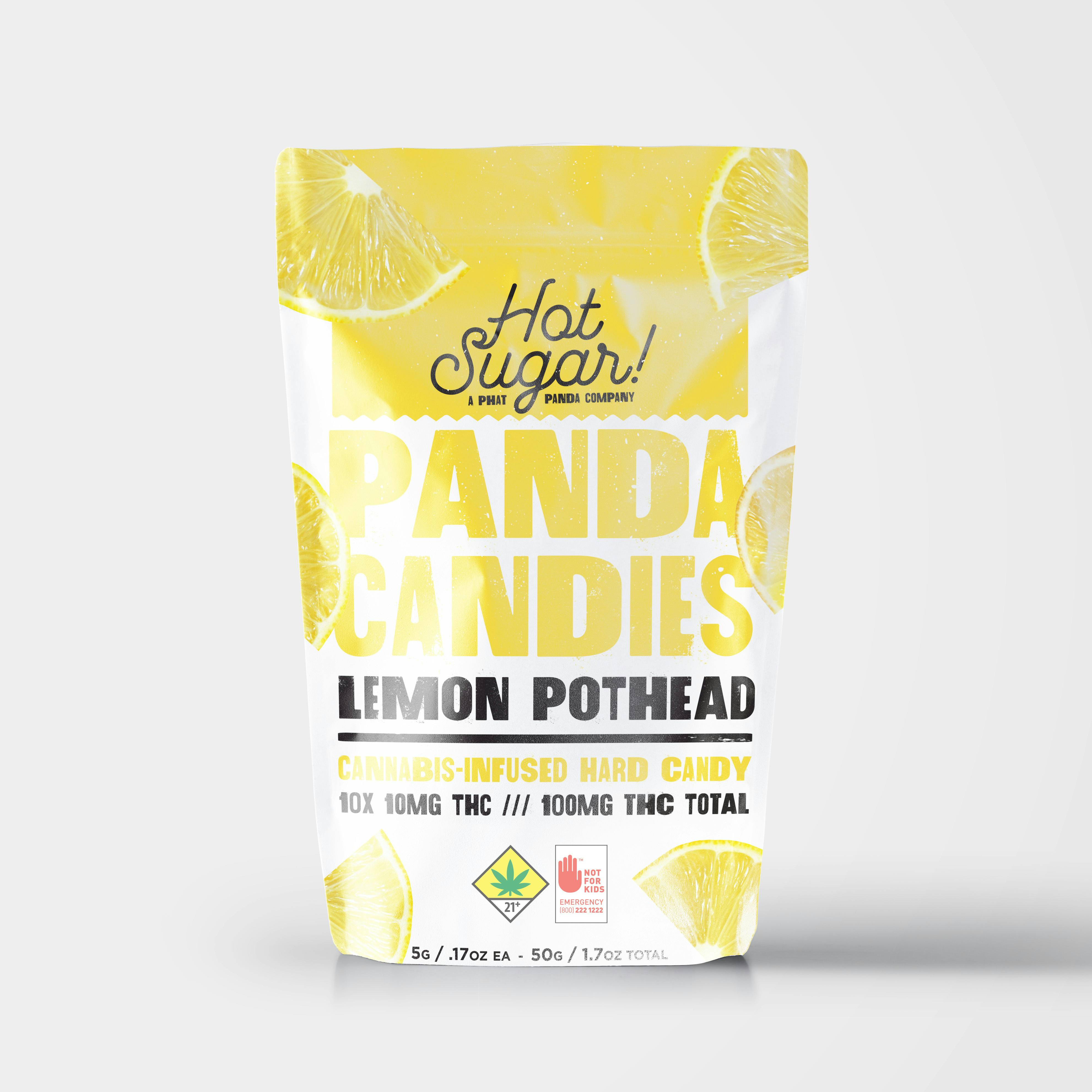 Lemon Panda Candies (100mg) - Hot Sugar!