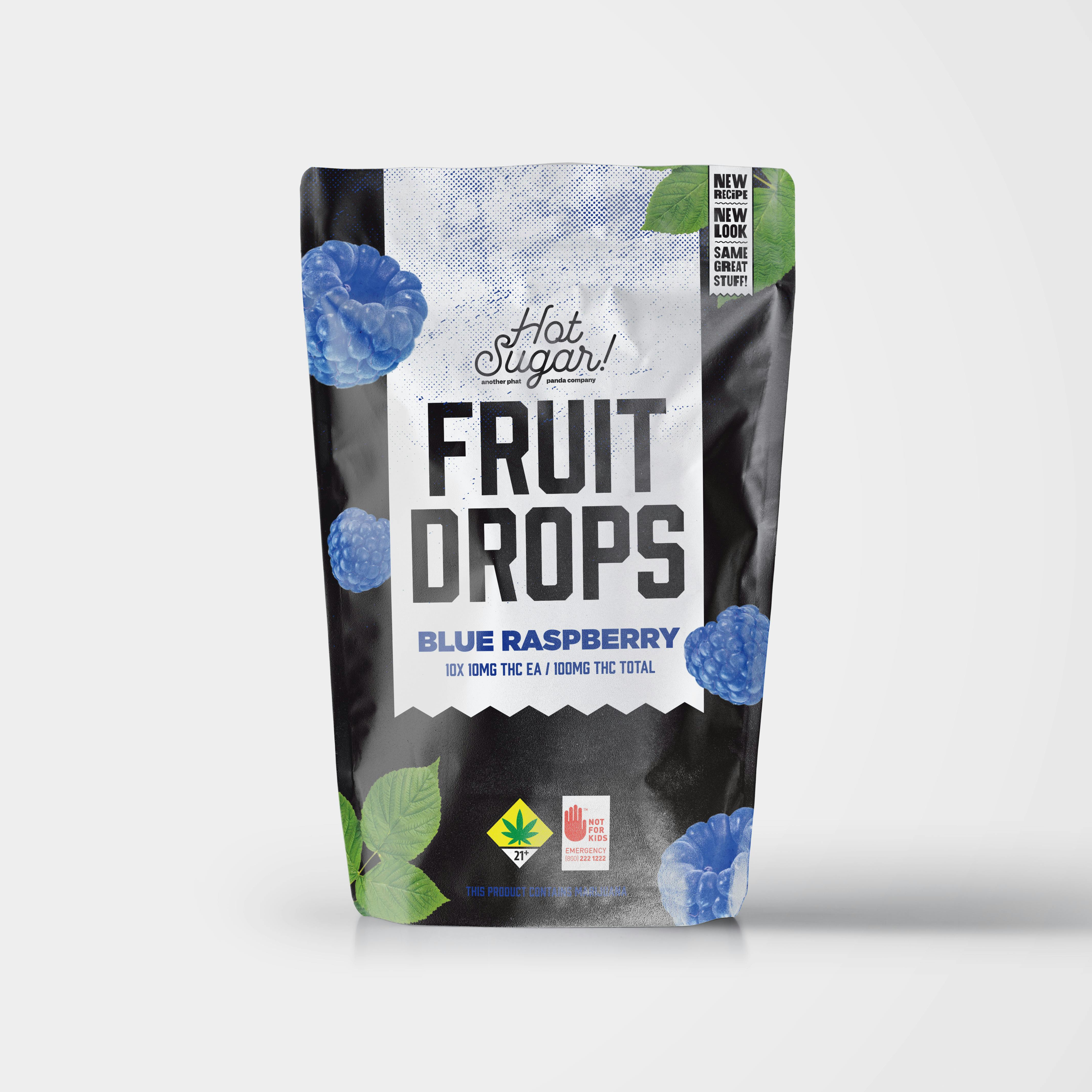 Blue Raspberry Fruit Drops (100mg) - Hot Sugar!