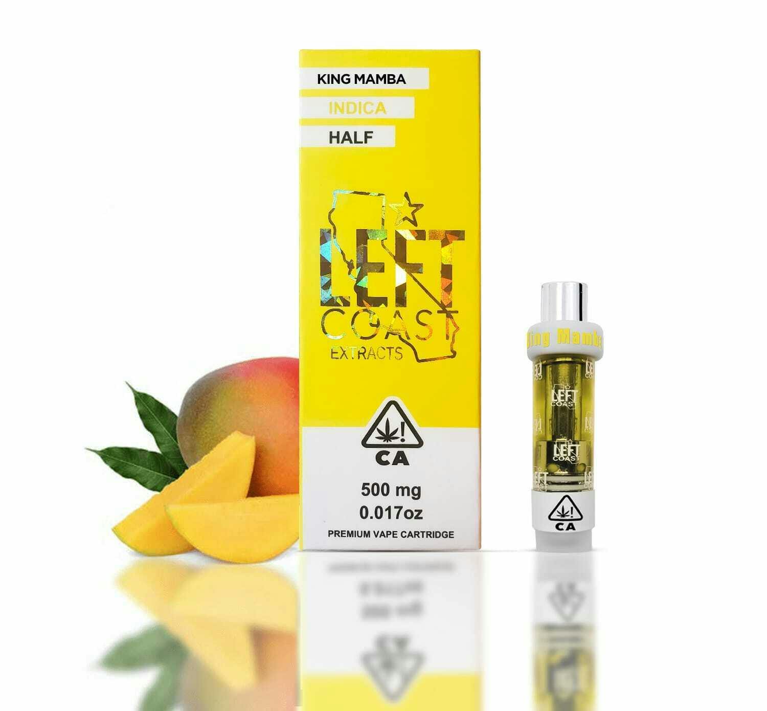 King Mamba- Premium THC Cartridge .5G - LEFT COAST