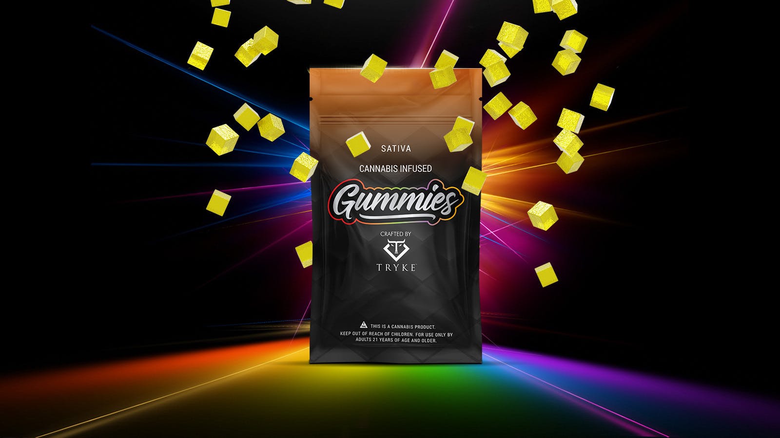 Lemon Sativa Gummies - Tryke
