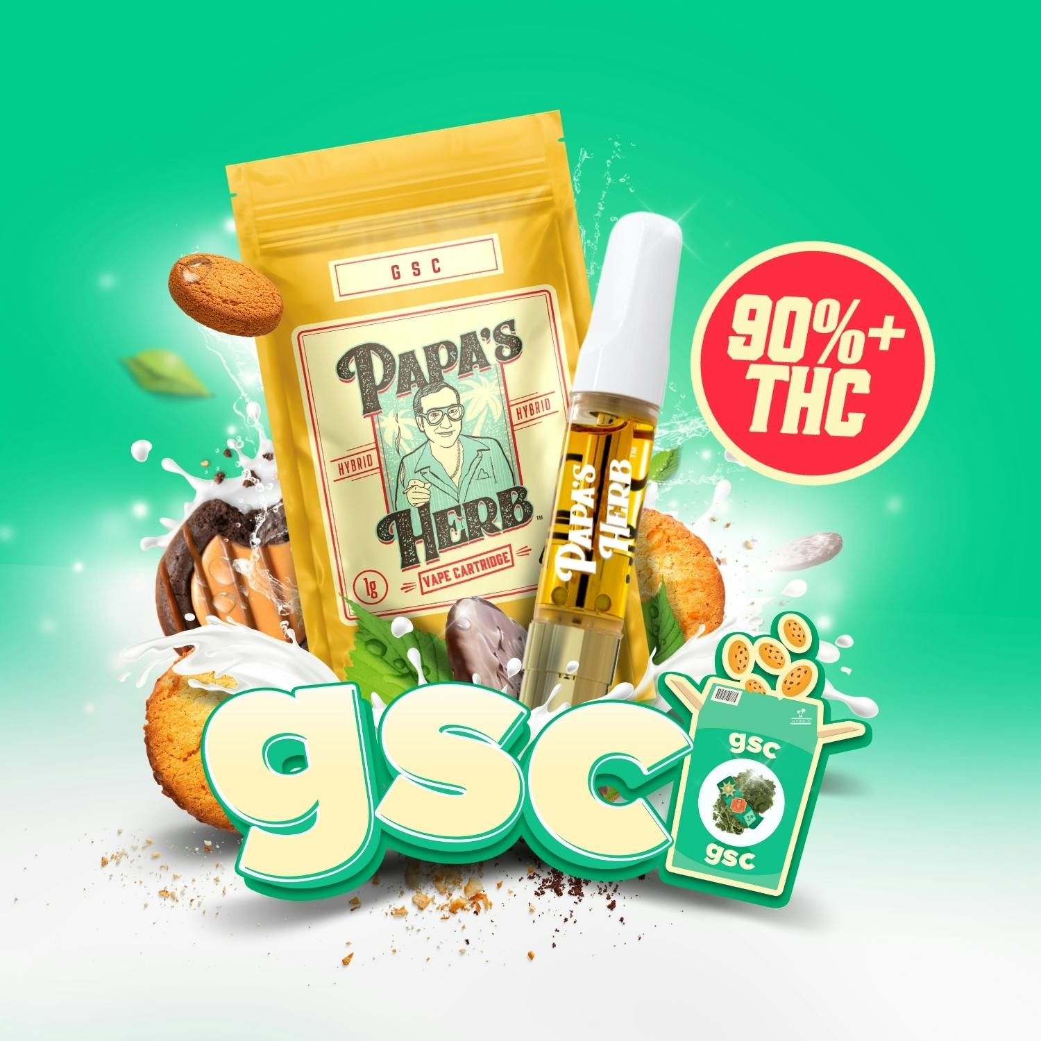 Papa's Herb | Girl Scout Cookies | (1g) Vape Cartridge