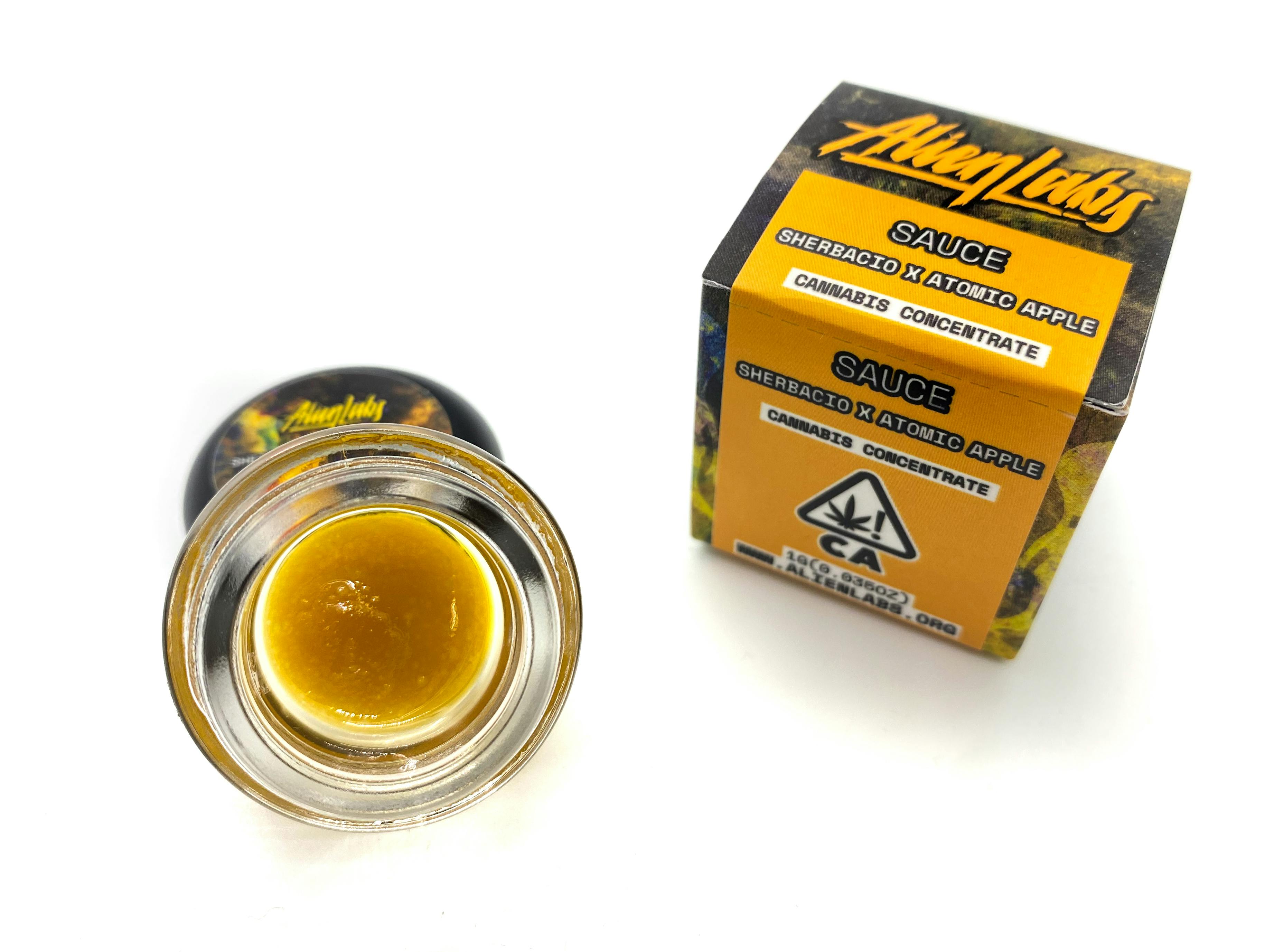 Sherbacio x Atomic Apple - Live Resin Sauce - 1 Gram - Alien Labs