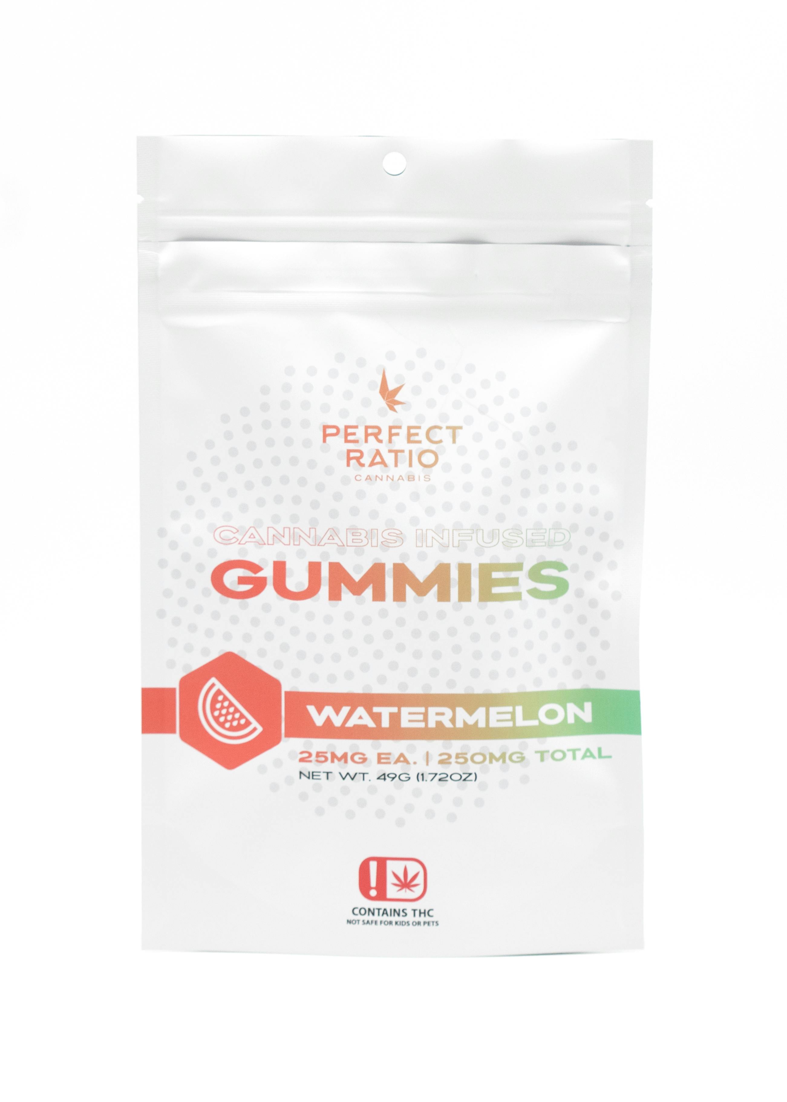 Perfect Ratio Gummies 250mg - Watermelon - Perfect Ratio