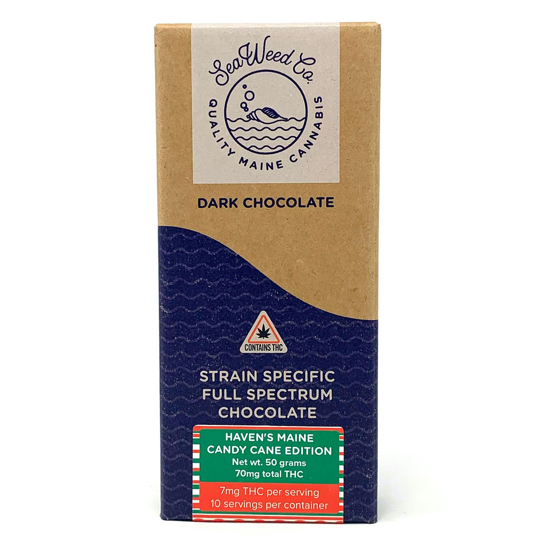 SWC - Wedding Crasher strain - Dark Chocolate Candy Cane Bar - 70mg ...