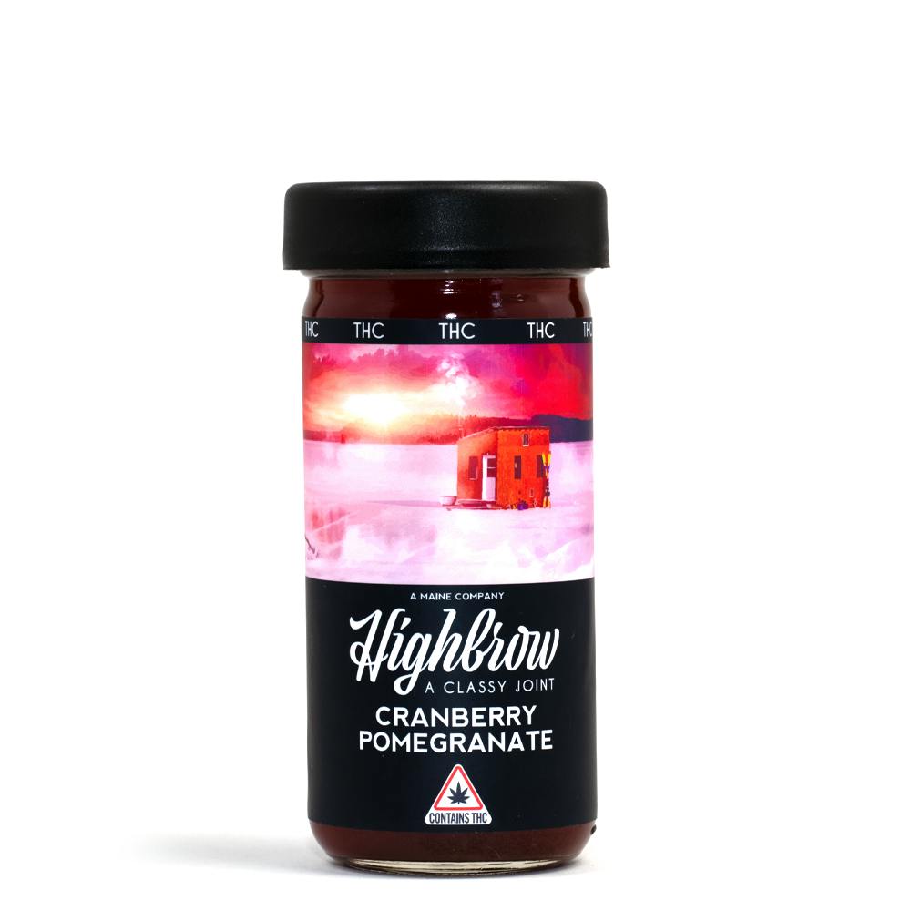 Highbrow Cranberry Pomegranate Drink 100mg - Adult Use - Highbrow