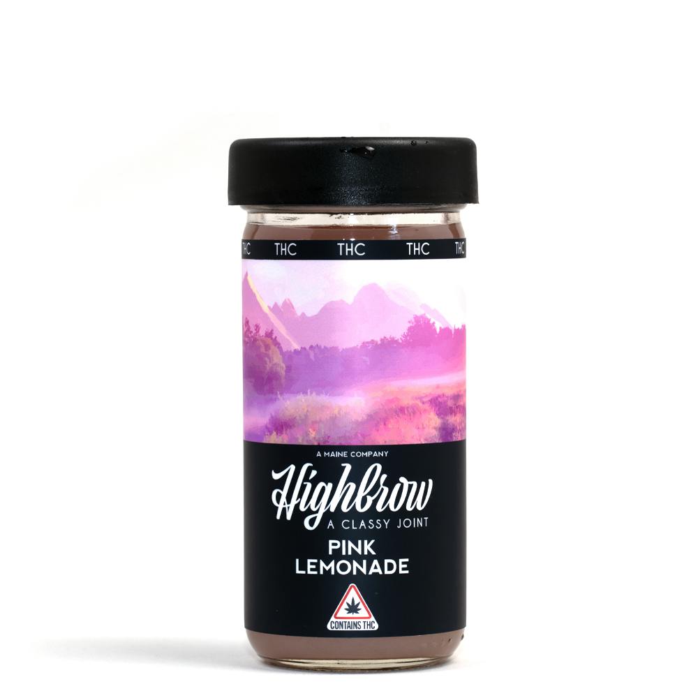 Highbrow Pink Lemonade Drink 100mg - Adult Use - Highbrow