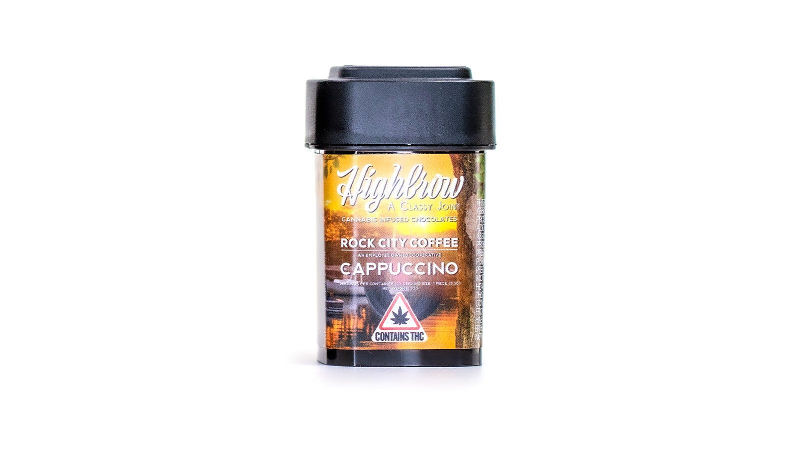 Highbrow Cappuccino Chocolates 100mg - Highbrow