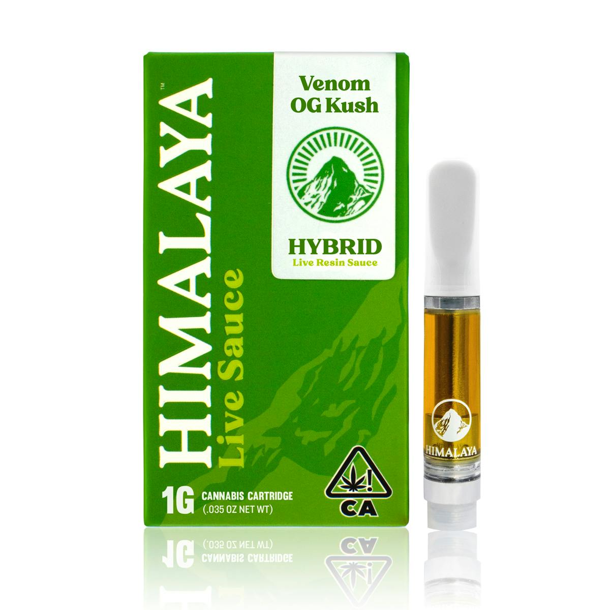 Venom OG (Live Sauce) Cartridge - 1G - HIMALAYA