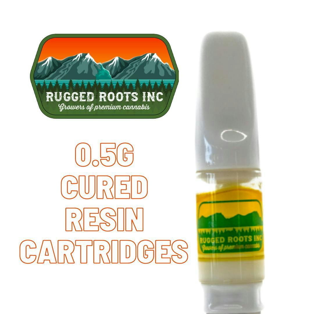 Rugged Roots - Cured Resin GMO Cartridge 0.5g - Rugged Roots
