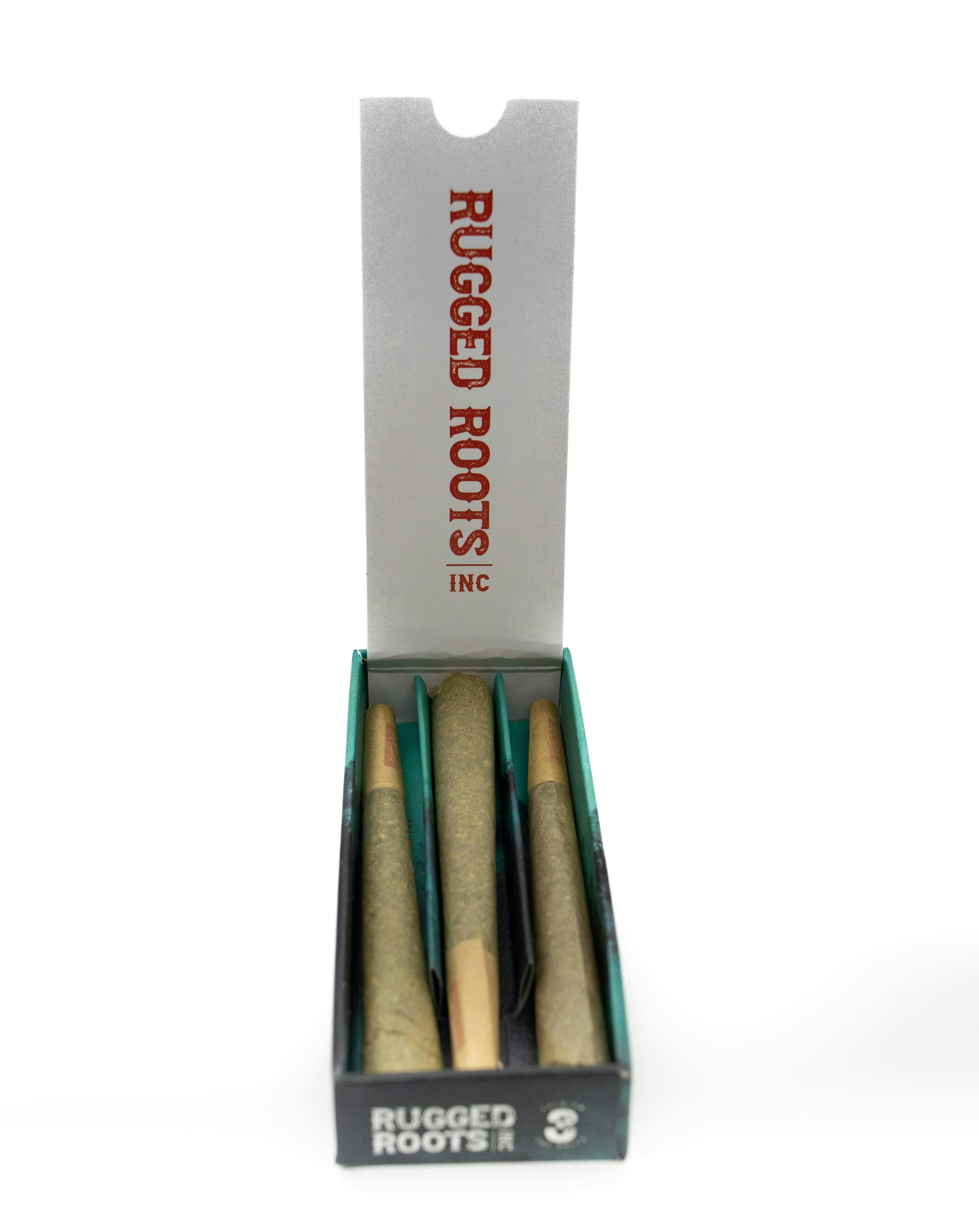 Rugged Roots - "Spicy" Pre Roll Pack 3g - Rugged Roots