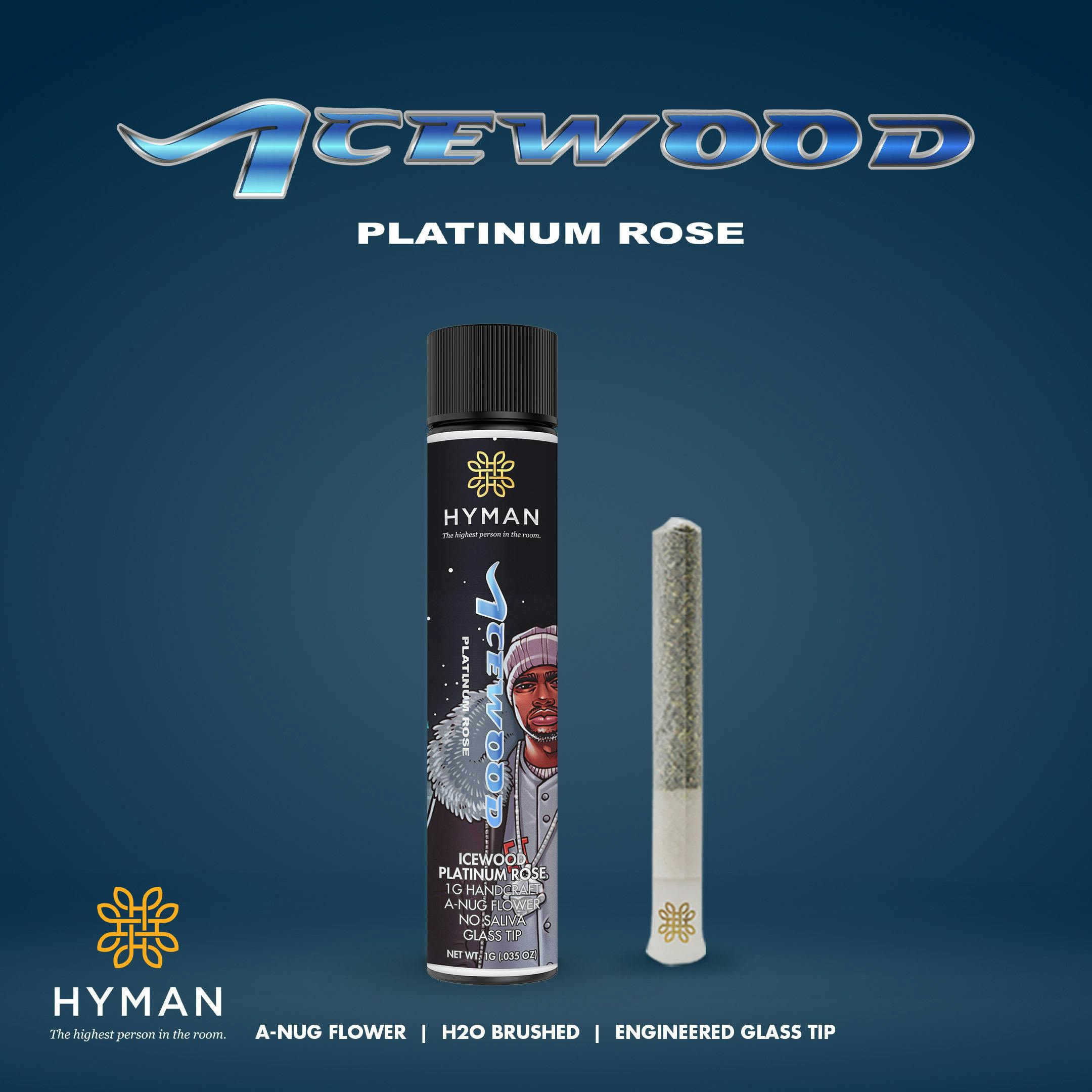 Platinum Rose | 1G Handcraft | HYMAN x Blade Icewood | MED - HYMAN