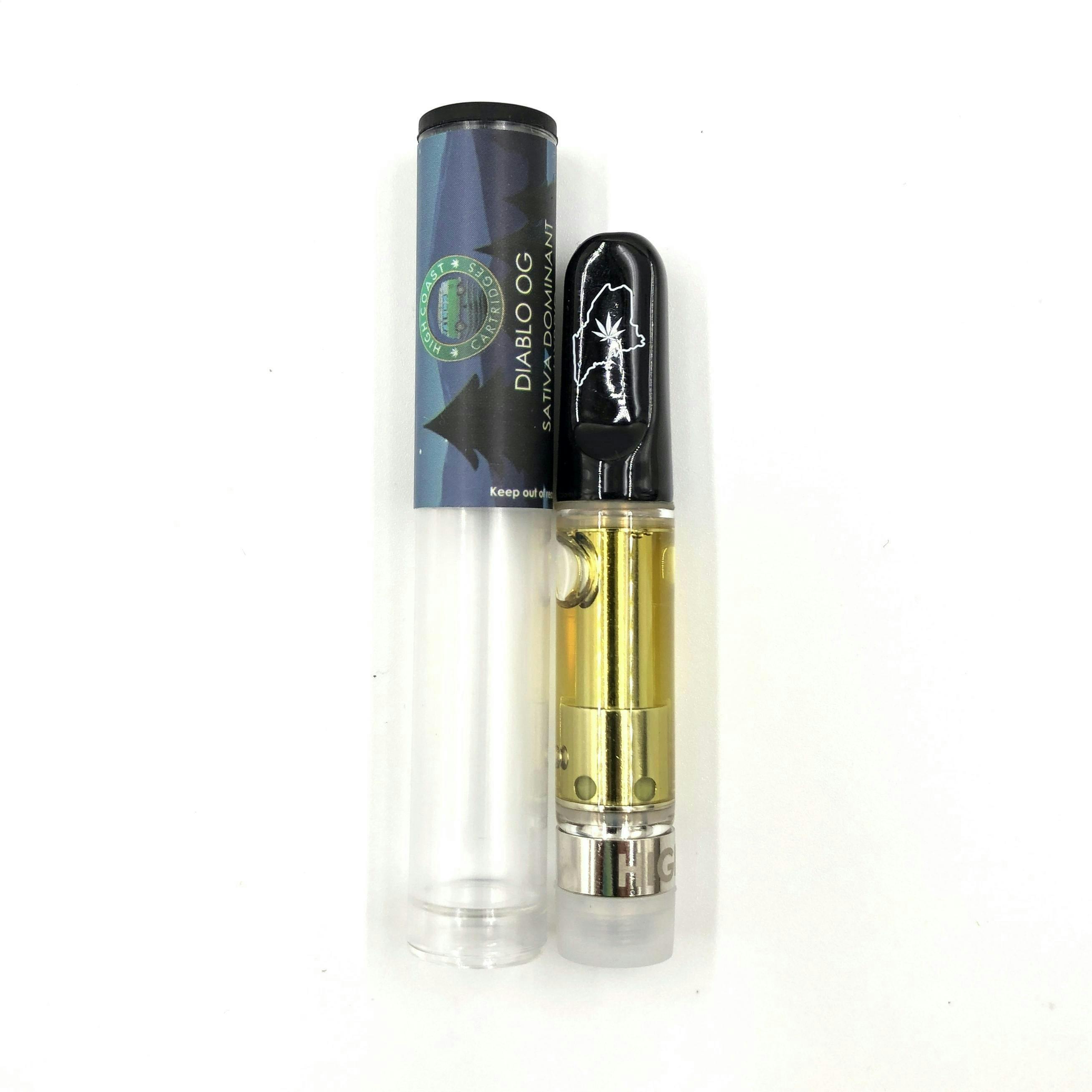 HIGHCOAST 1g Diablo OG Distillate Cart - Indico