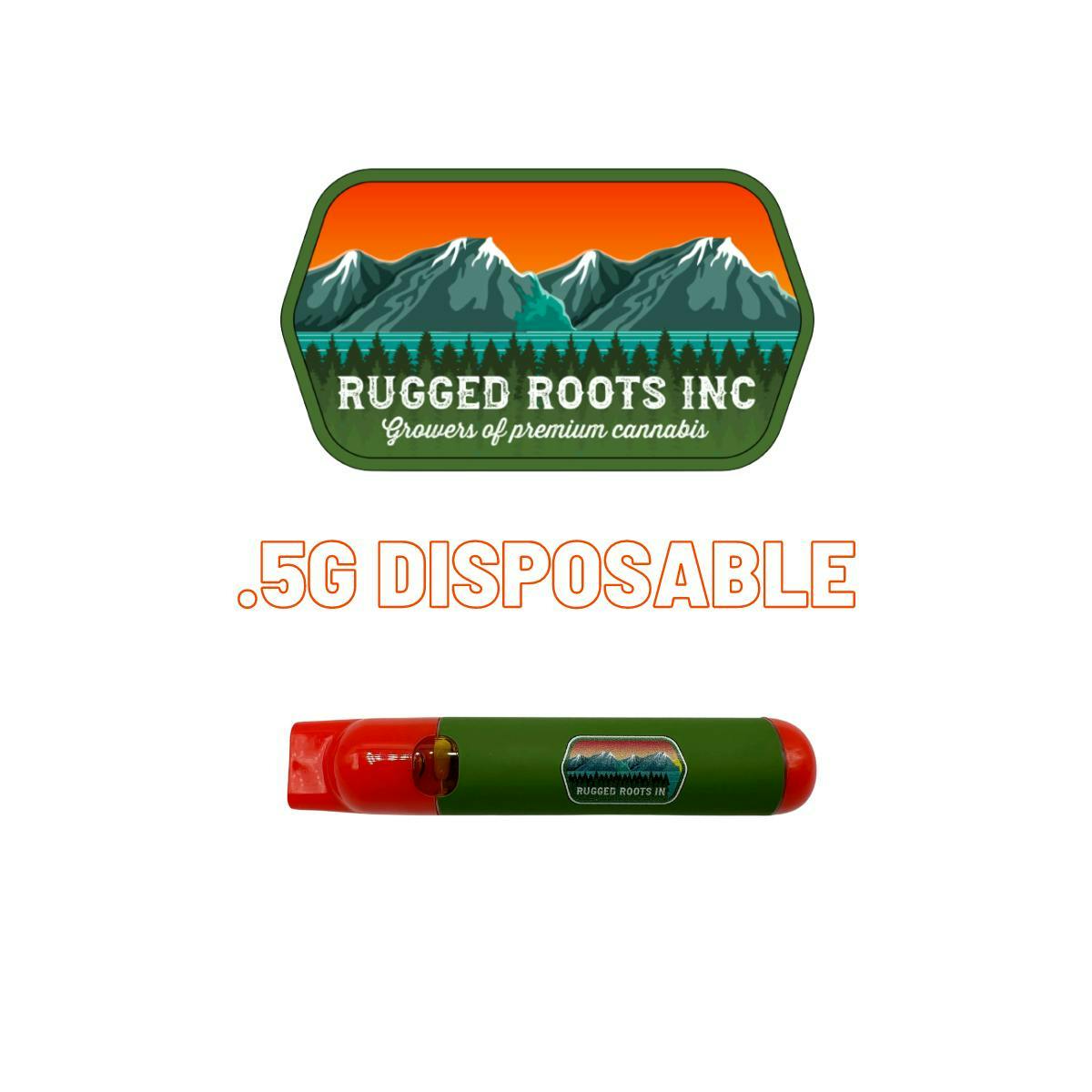 Rugged Roots - Disposable Cured Resin Golden Cobra 0.5g - Rugged Roots