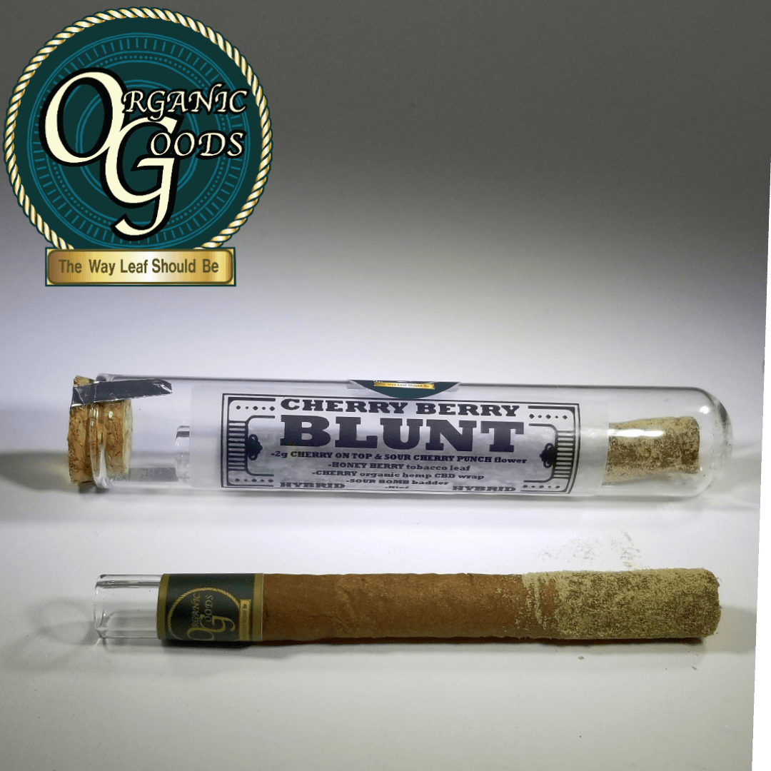 Cherry Berry Blunt Dipped in Badder & Kief 2g - Organic Goods